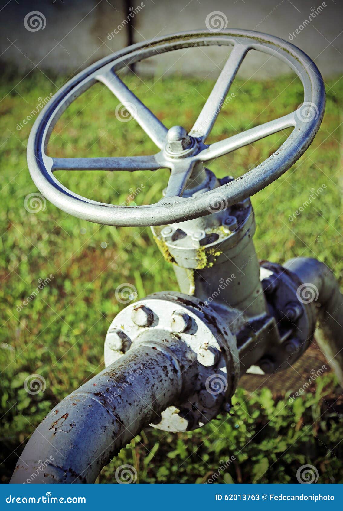 Shut-off Valve for Closing the Gas in Industrial Installation Stock ...