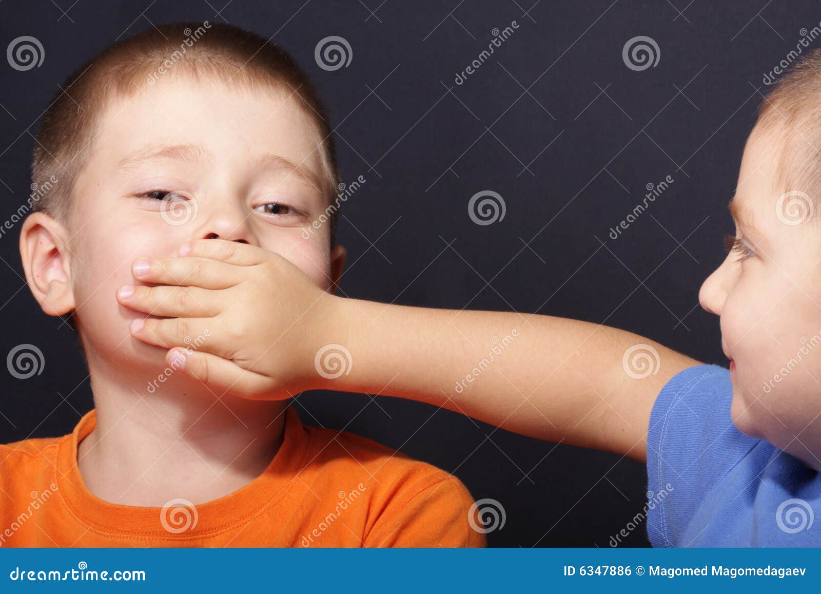 Shut up stock photo. Image of horizontal, portrait, dark - 6347886