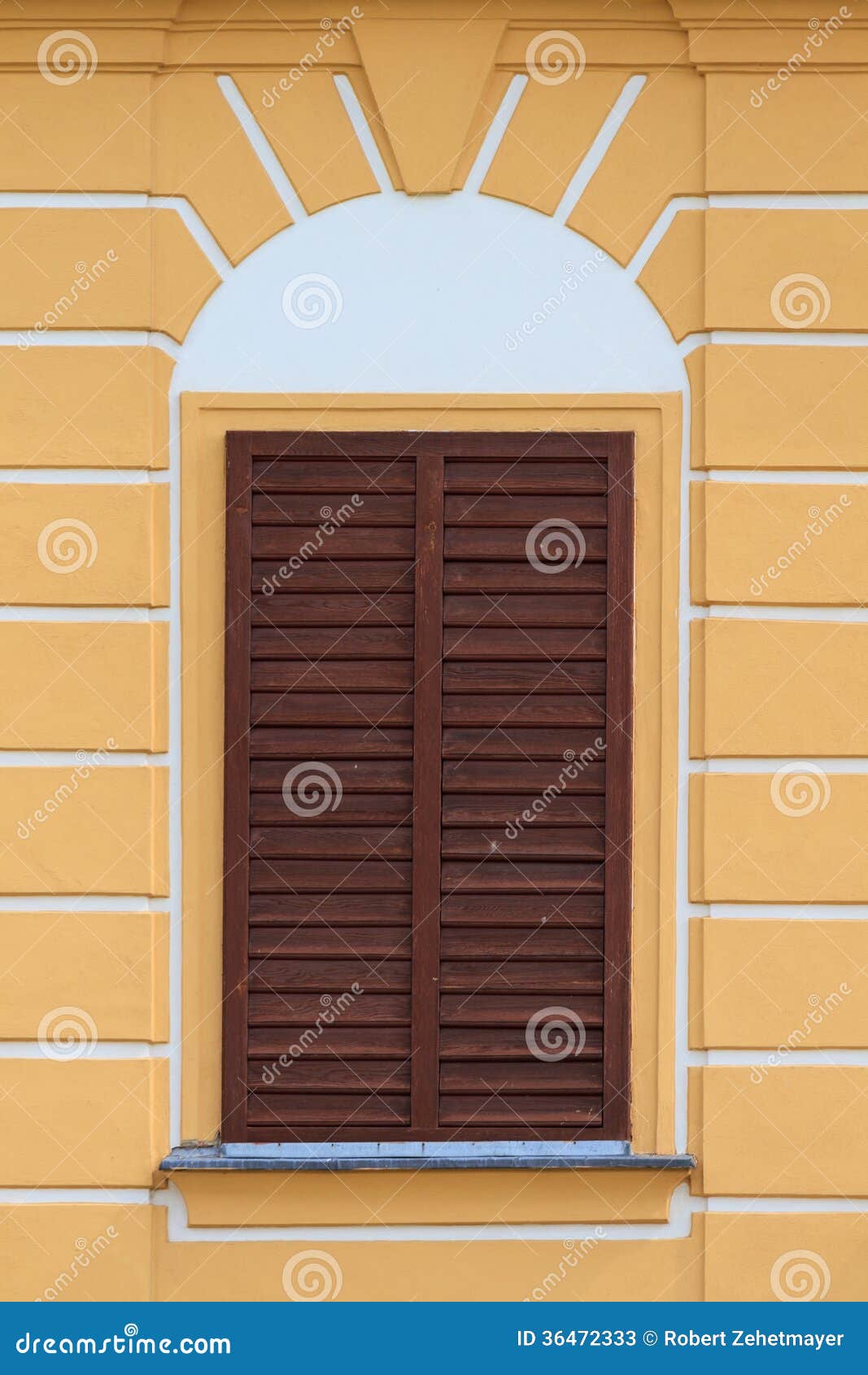 Shut Window of an Old House Stock Image - Image of baroque, doors: 36472333