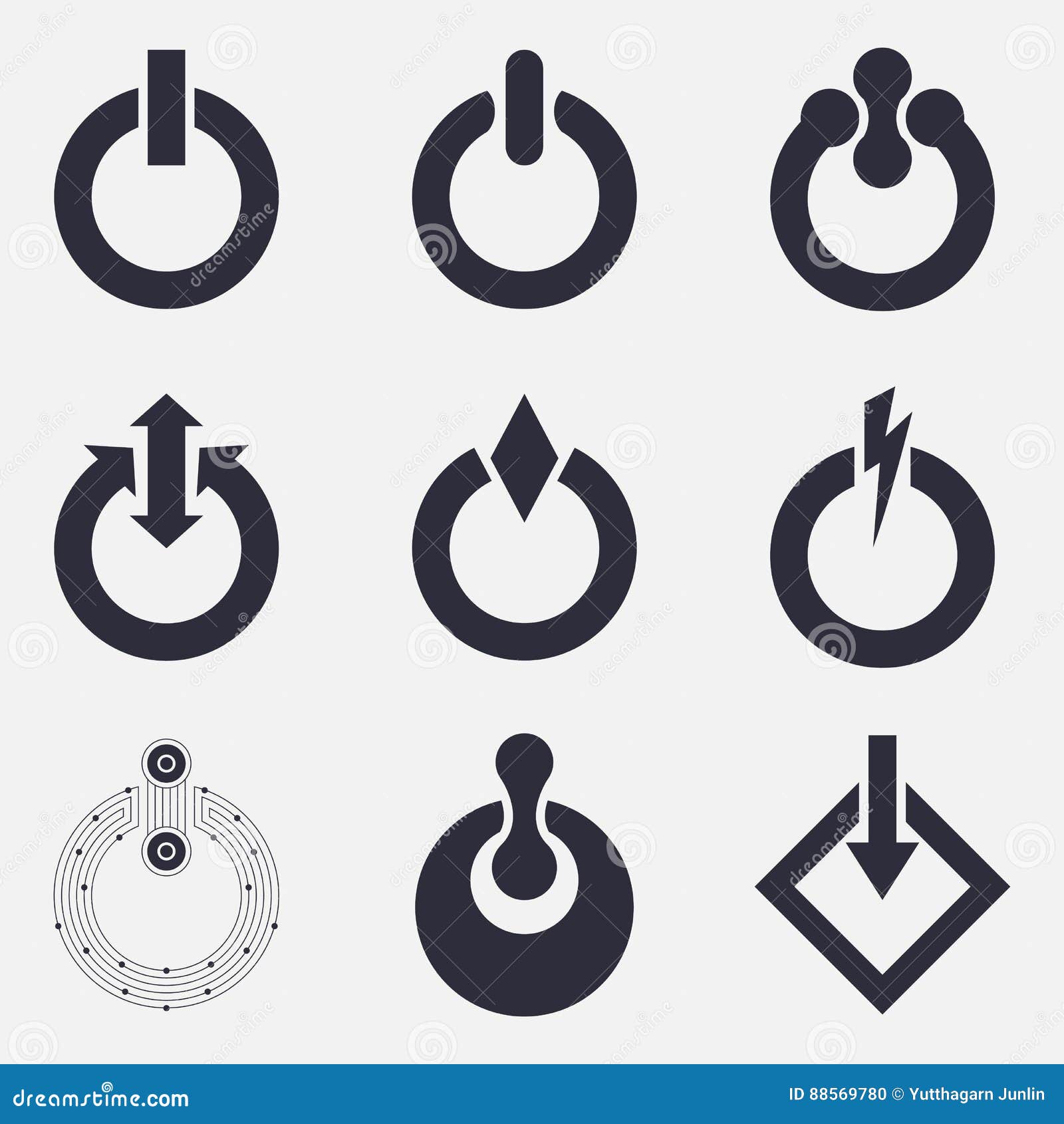 Shutdown Symbol Computer Icon - Vector Stock Vector - Illustration of ...