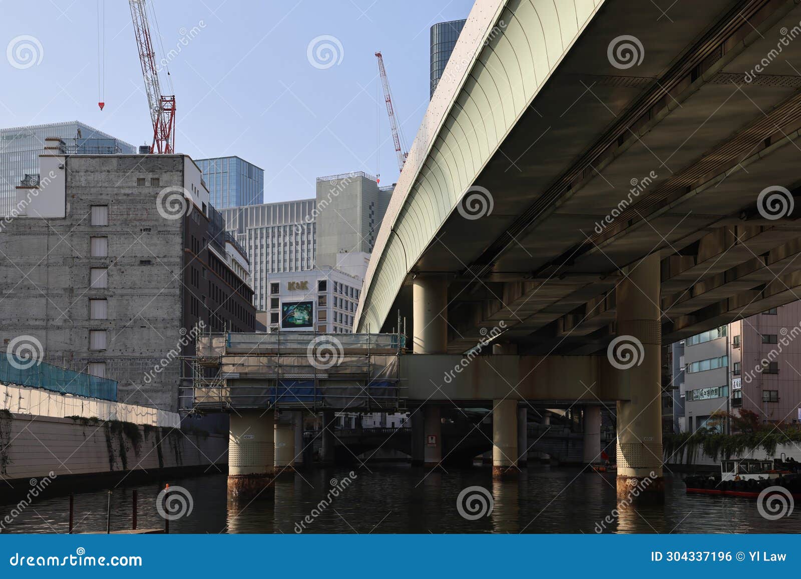 The Shuto Expressway Above Edo Bridge in Central Tokyo. Nov 27 2023 ...