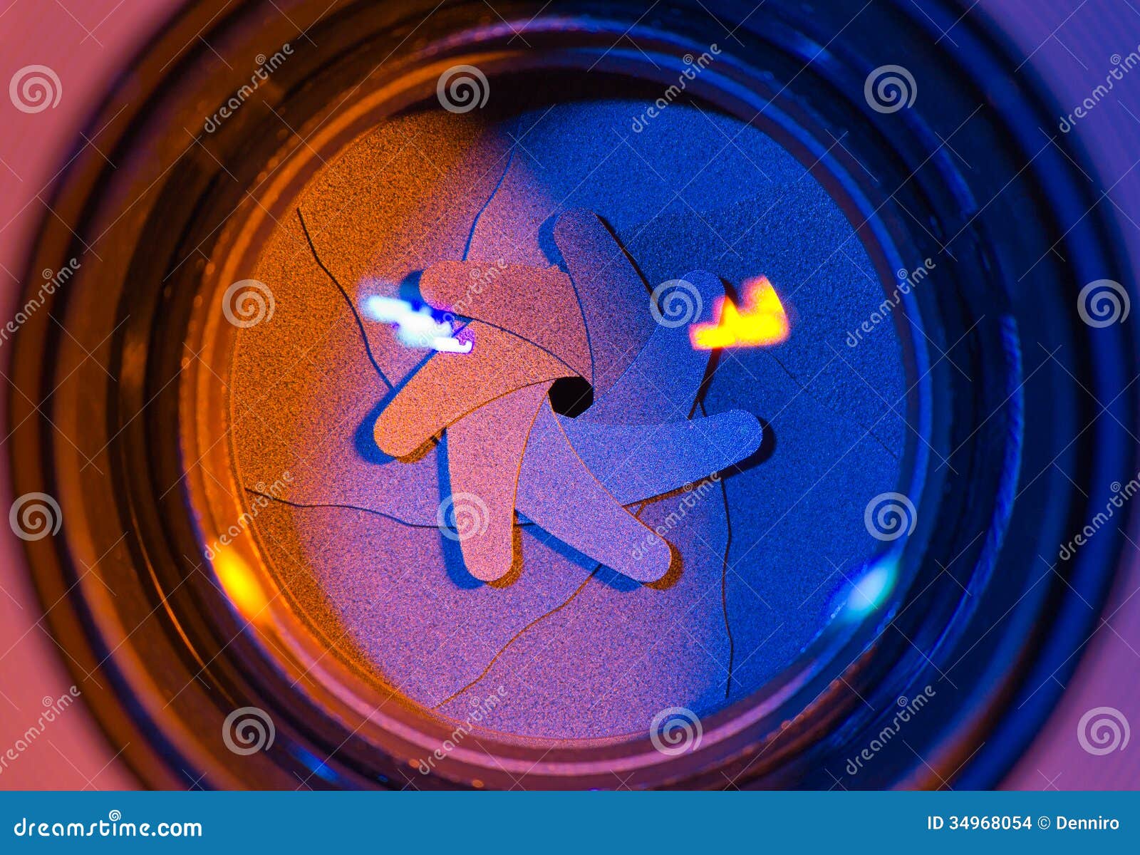 Shutter blades stock photo. Image of optics, closed, frame - 34968054