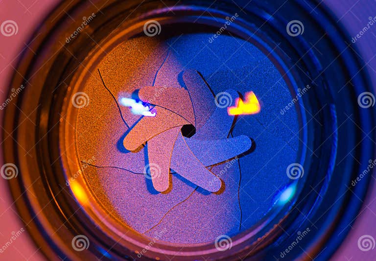 Shutter blades stock photo. Image of optics, closed, frame - 34968054