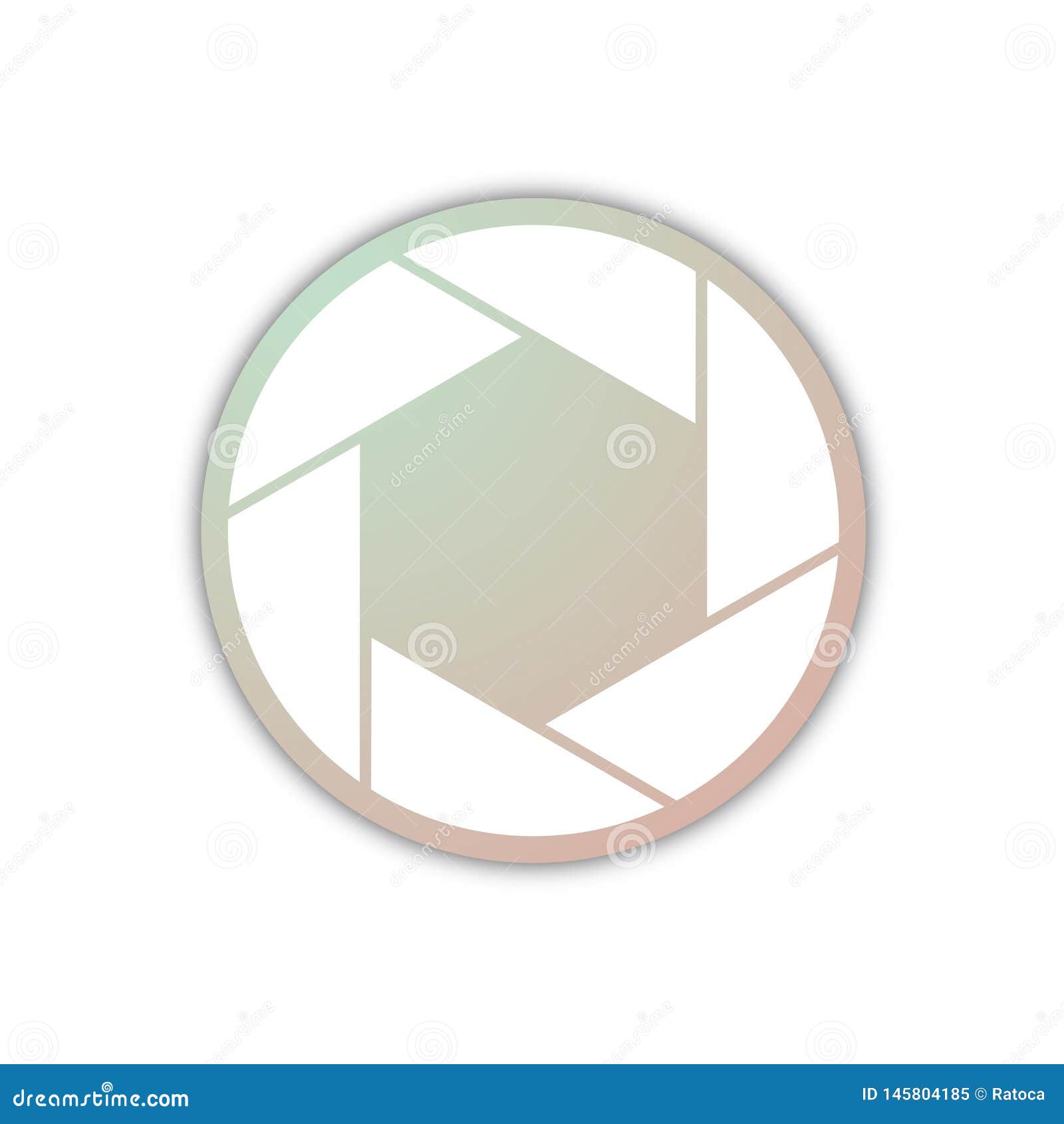 Shutter cam symbol stock vector. Illustration of icons - 145804185