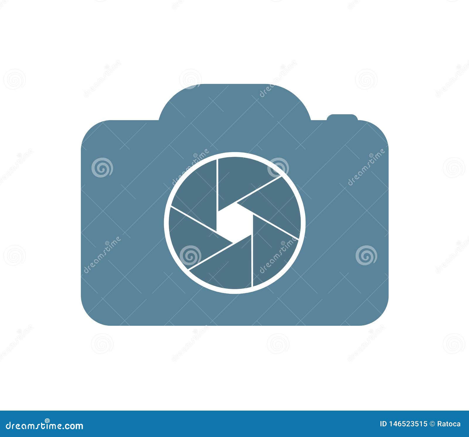 Shutter cam symbol stock vector. Illustration of modern - 146523515