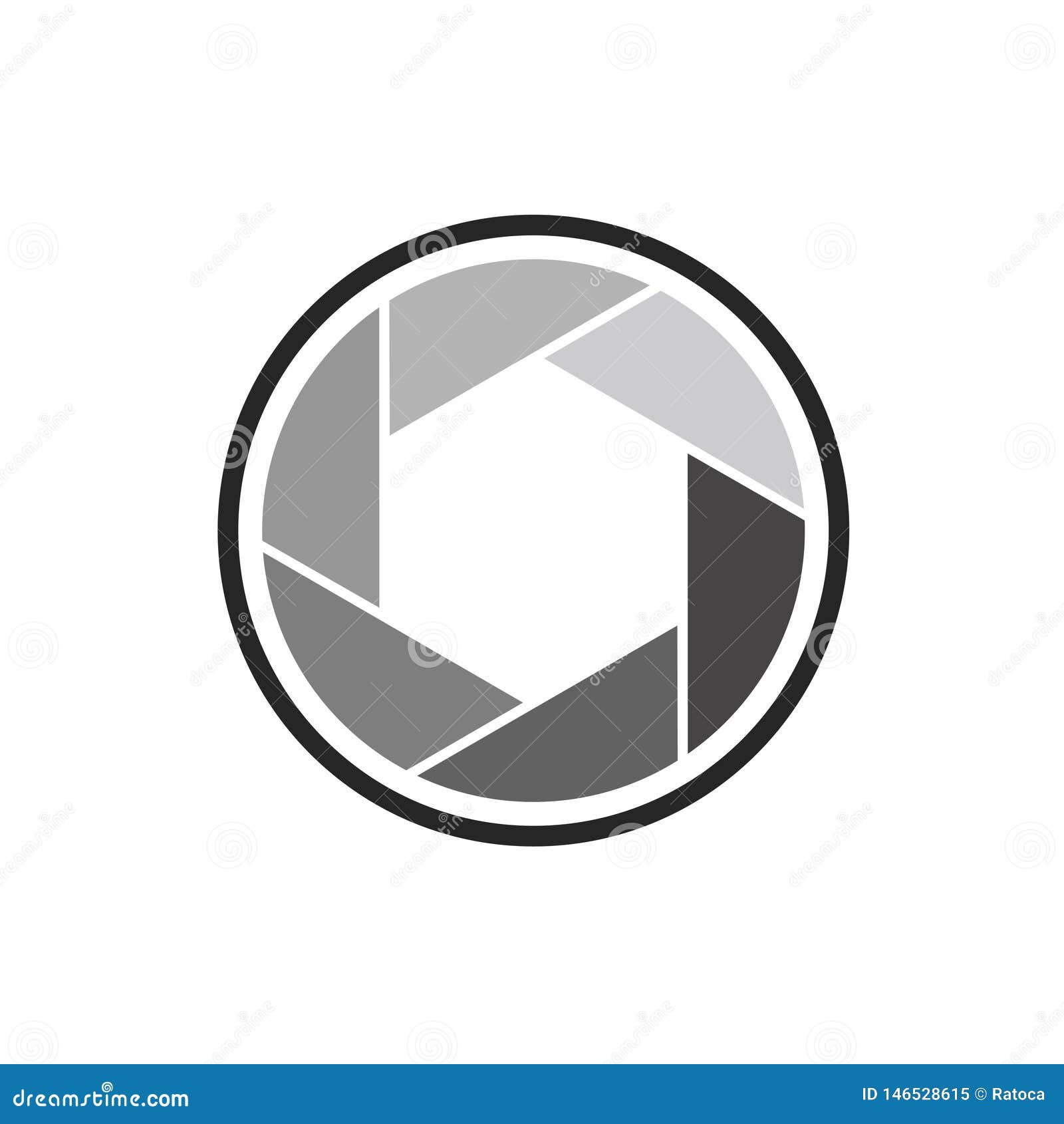 Shutter cam symbol stock vector. Illustration of video - 146528615