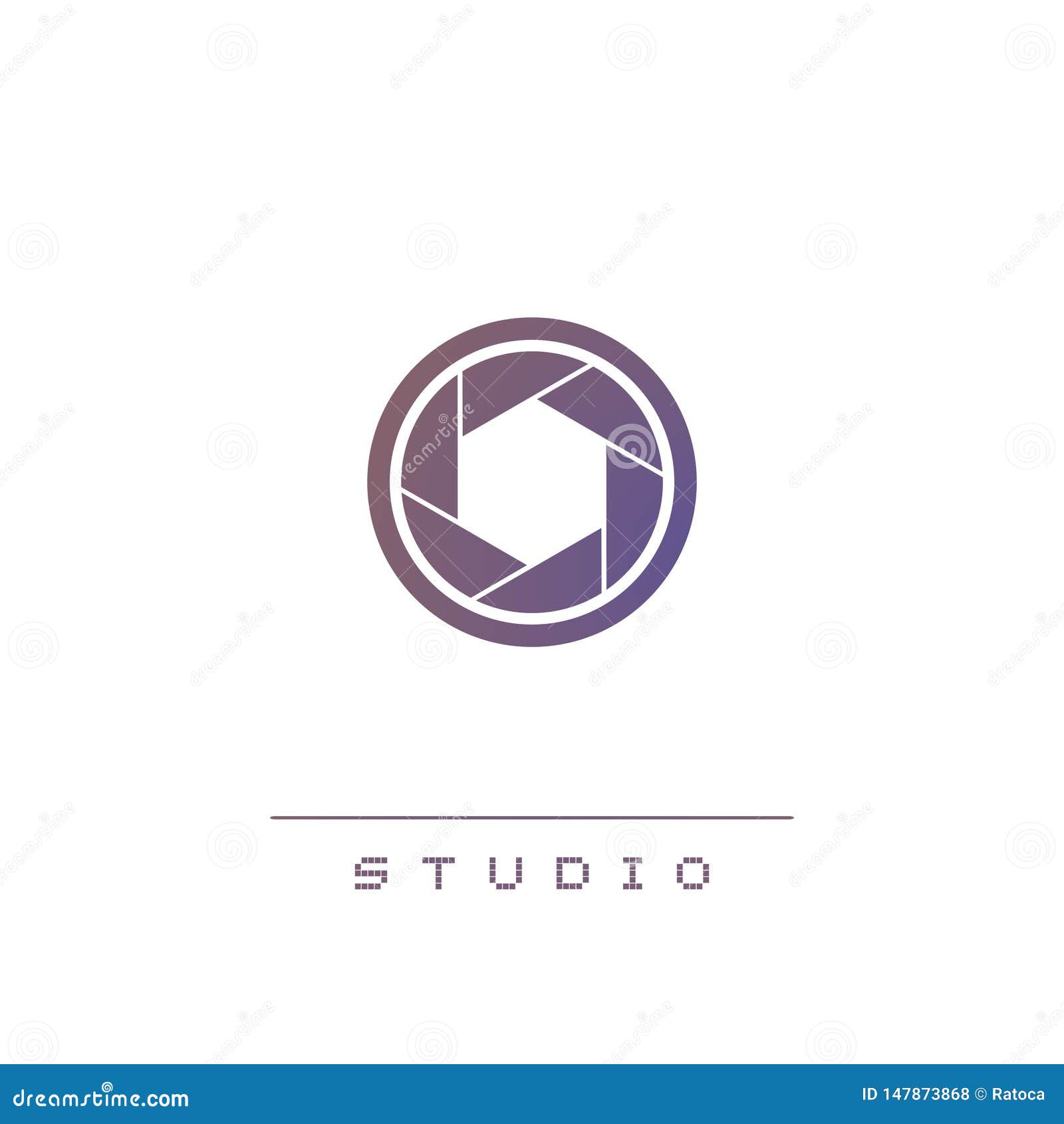 Shutter cam symbol stock vector. Illustration of digital - 147873868