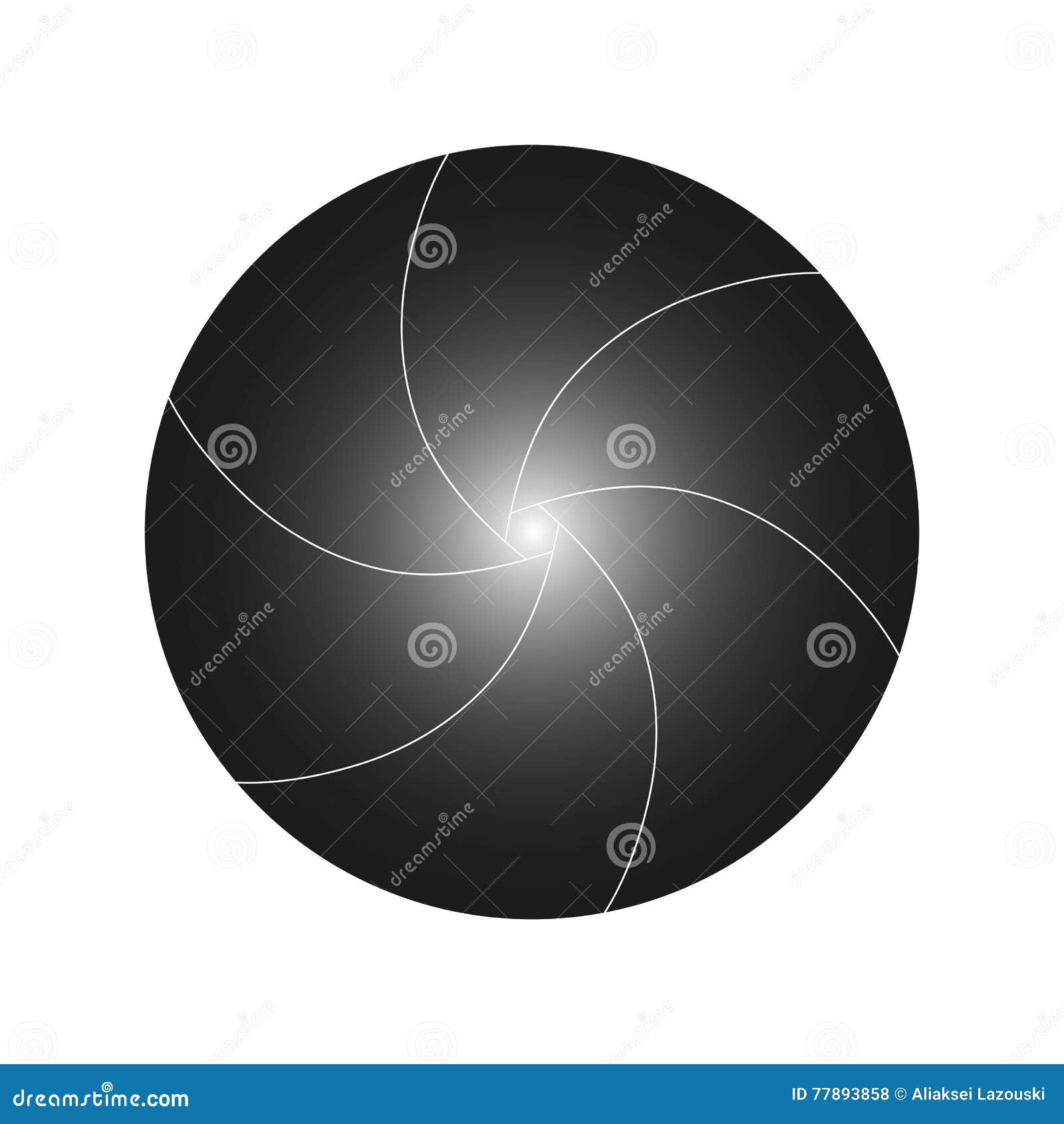 Shutter camera gradient stock vector. Illustration of object - 77893858