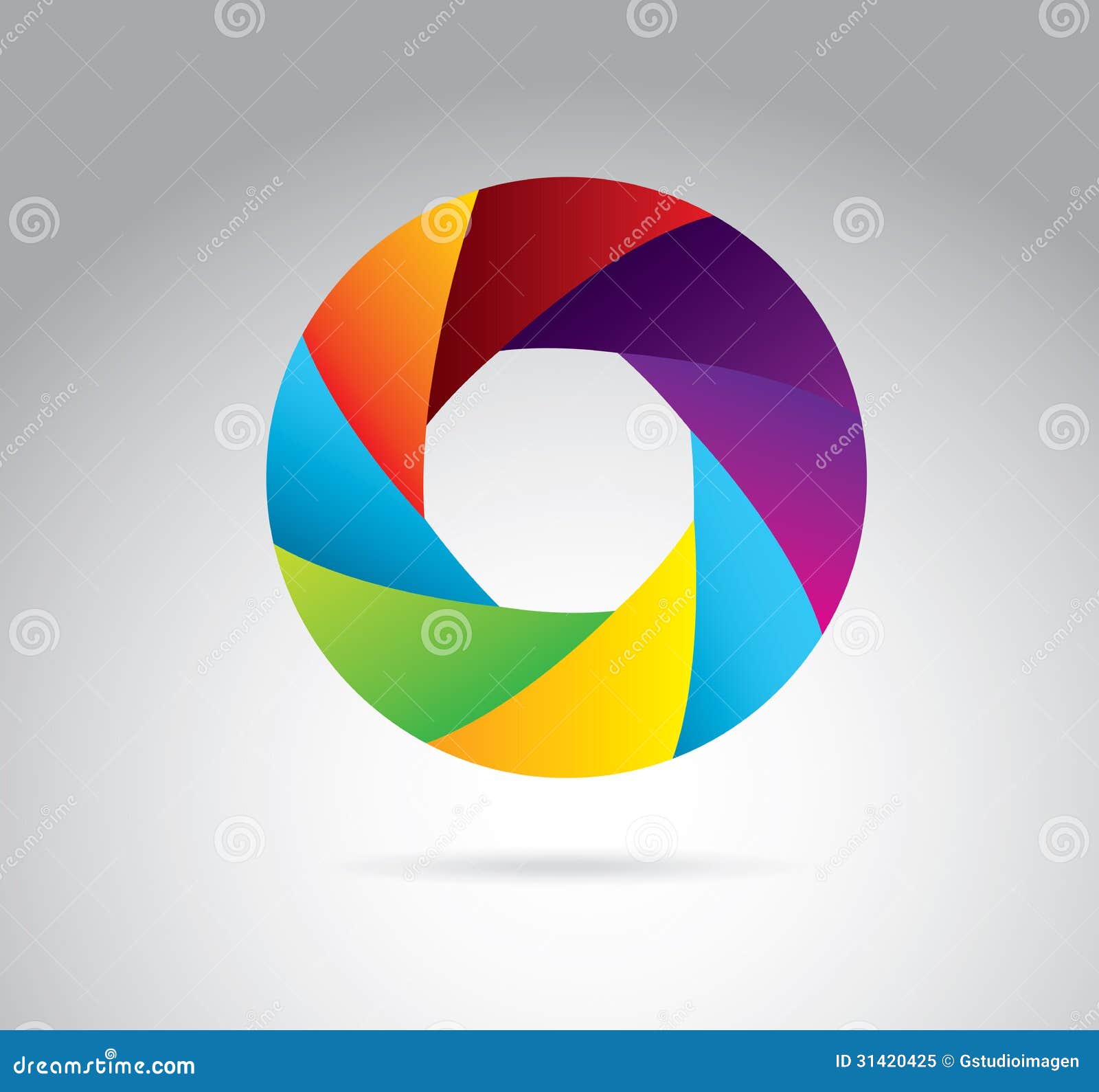 Shutter colors stock vector. Illustration of flash, colors - 31420425