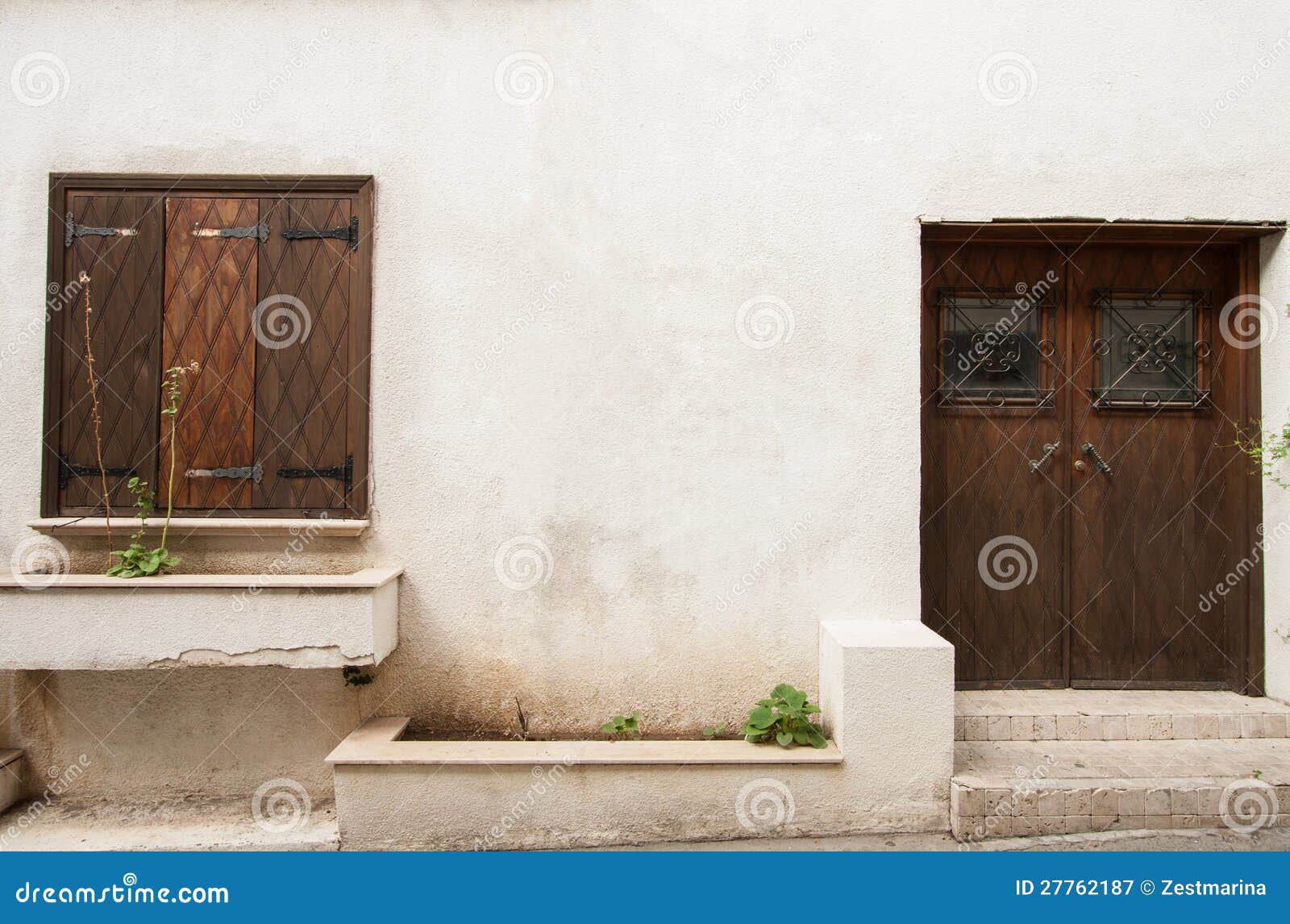 Shutter and Door of a Cyprus House Stock Image - Image of shutter ...