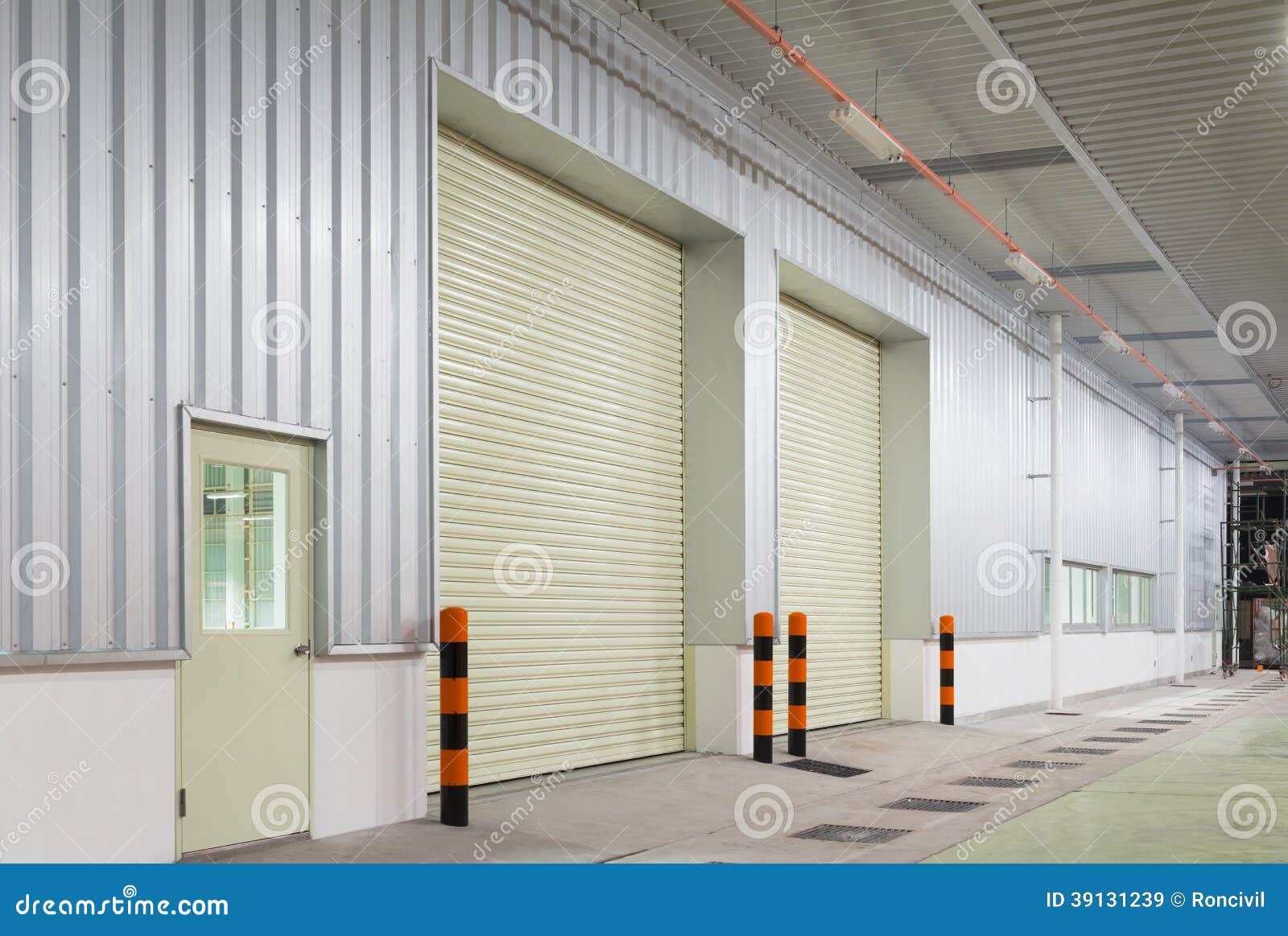 Warehouse Outside Night