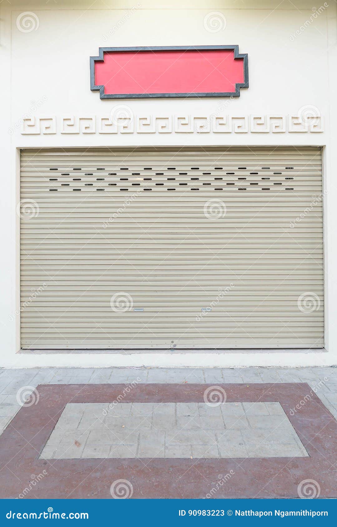 Shutter door stock image. Image of industry, inside, metal - 90983223