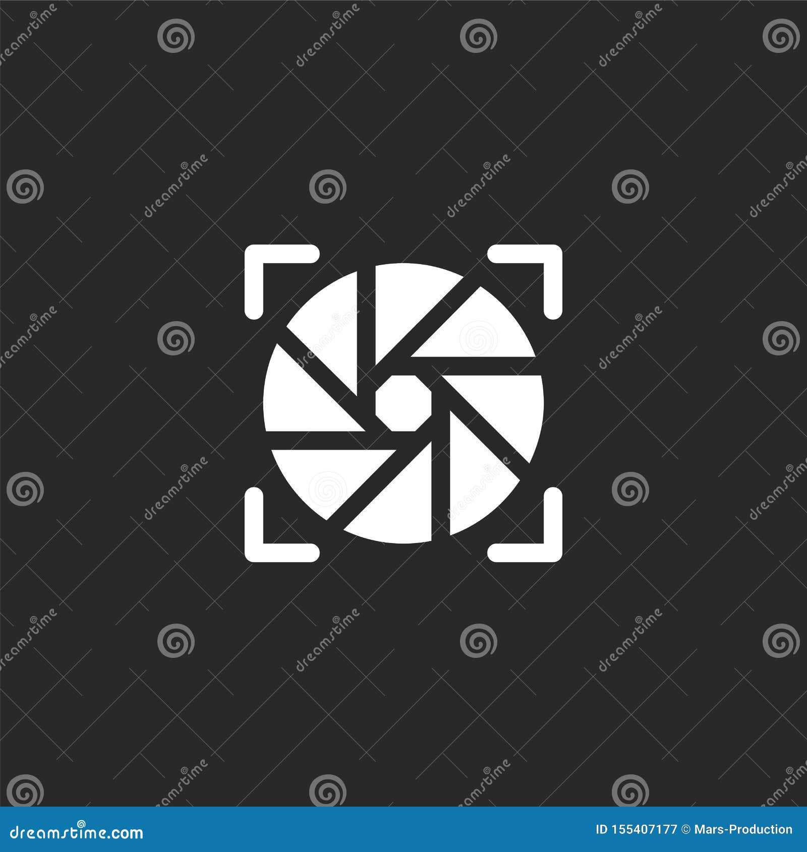 Shutter Icon. Filled Shutter Icon for Website Design and Mobile, App ...