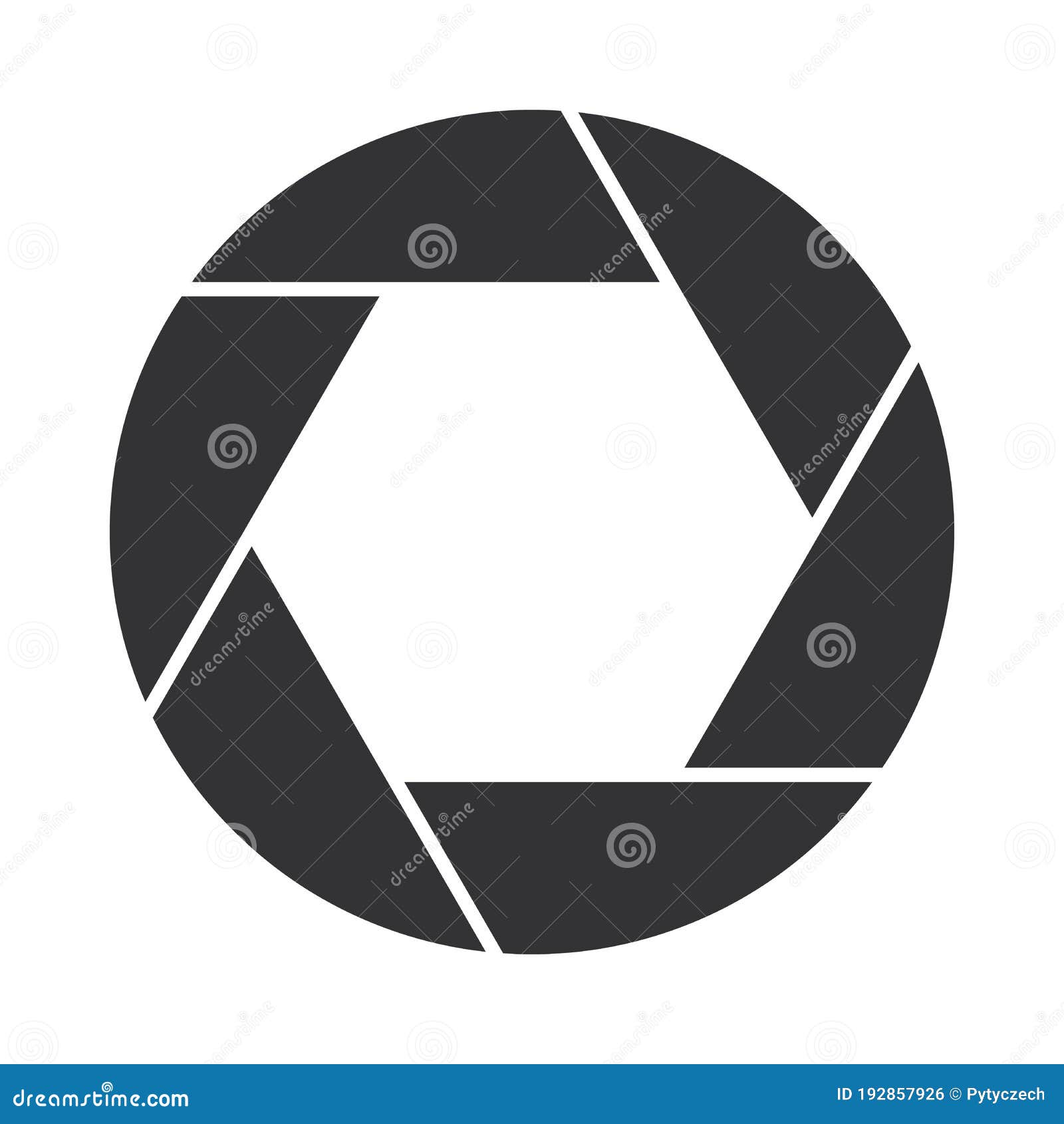 Shutter Icon. Photography or Video Theme Stock Vector - Illustration of ...