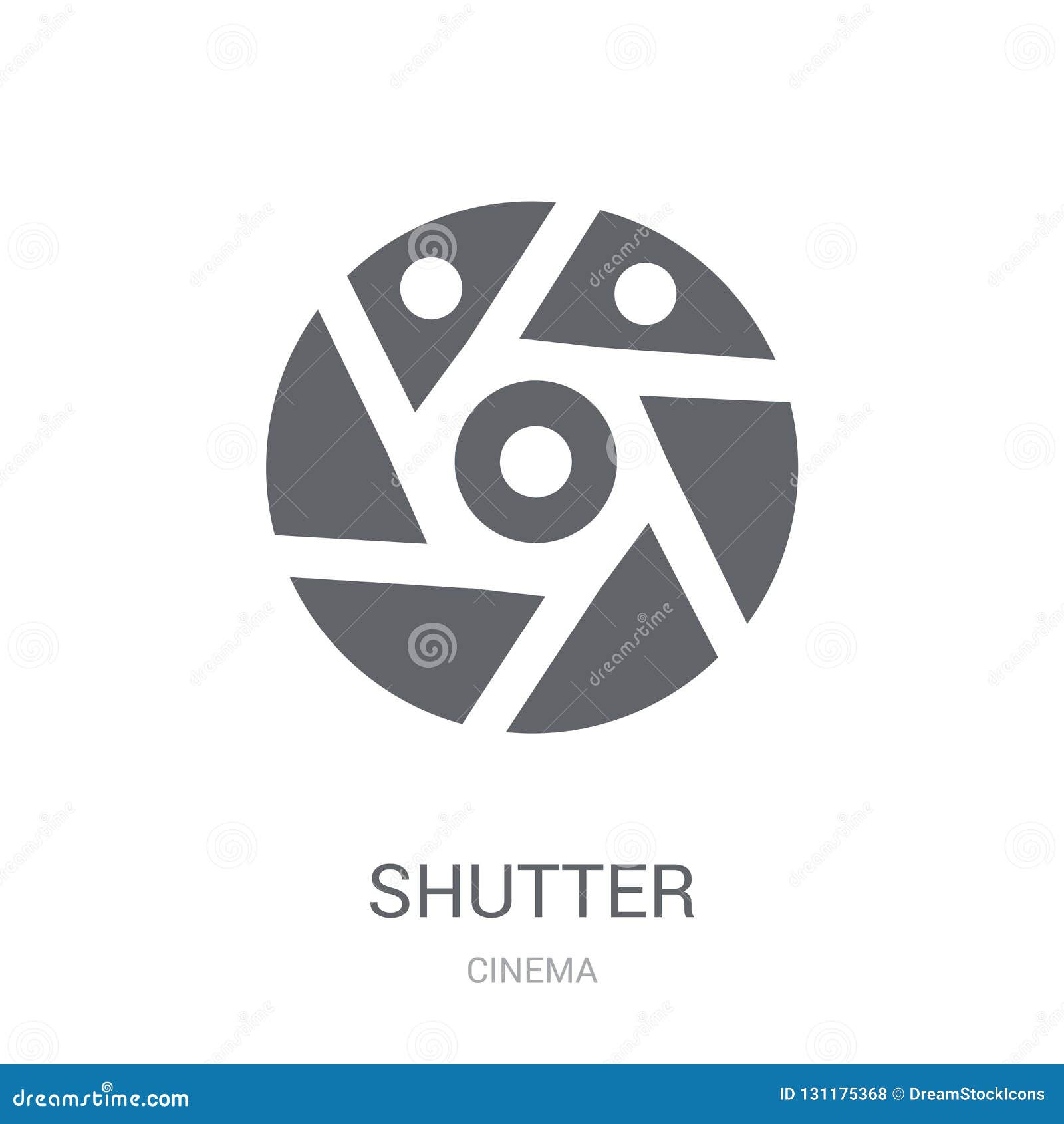 Shutter Icon. Trendy Shutter Logo Concept On White Background Fr Stock ...
