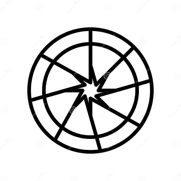 Shutter Icon Vector Isolated on White Background, Shutter Sign , Line ...