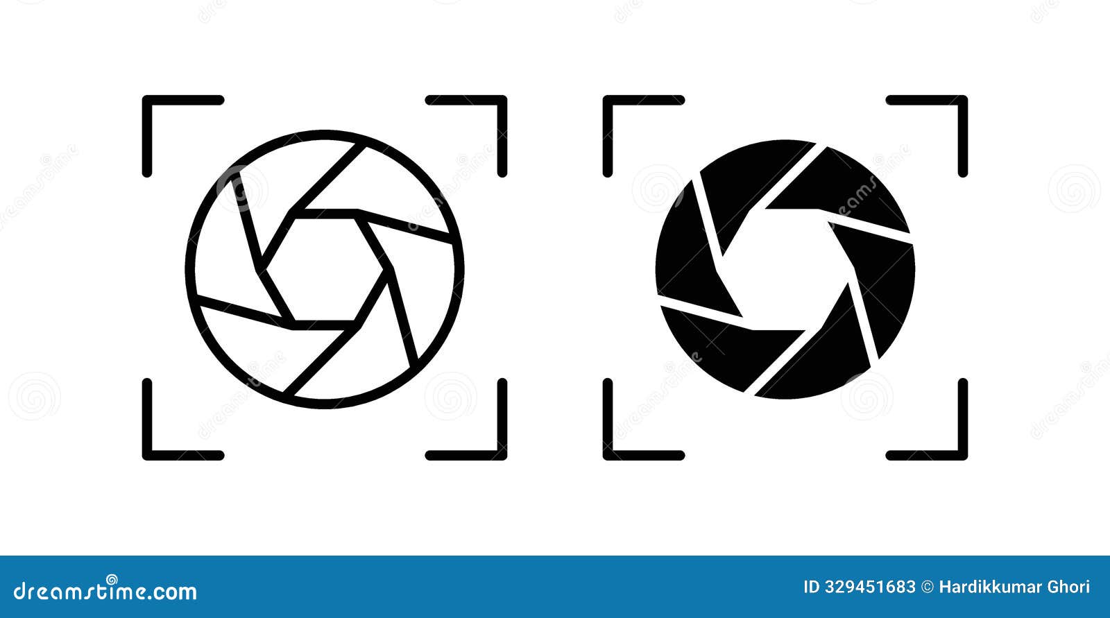 Shutter Icon Vector Set on White Background Stock Vector - Illustration ...