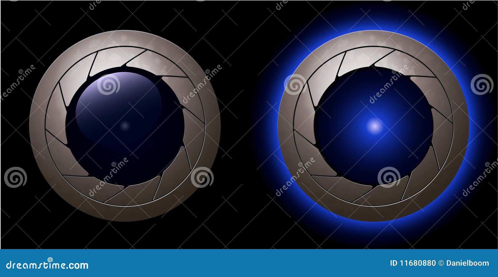 Shutter lights stock vector. Illustration of aperture - 11680880
