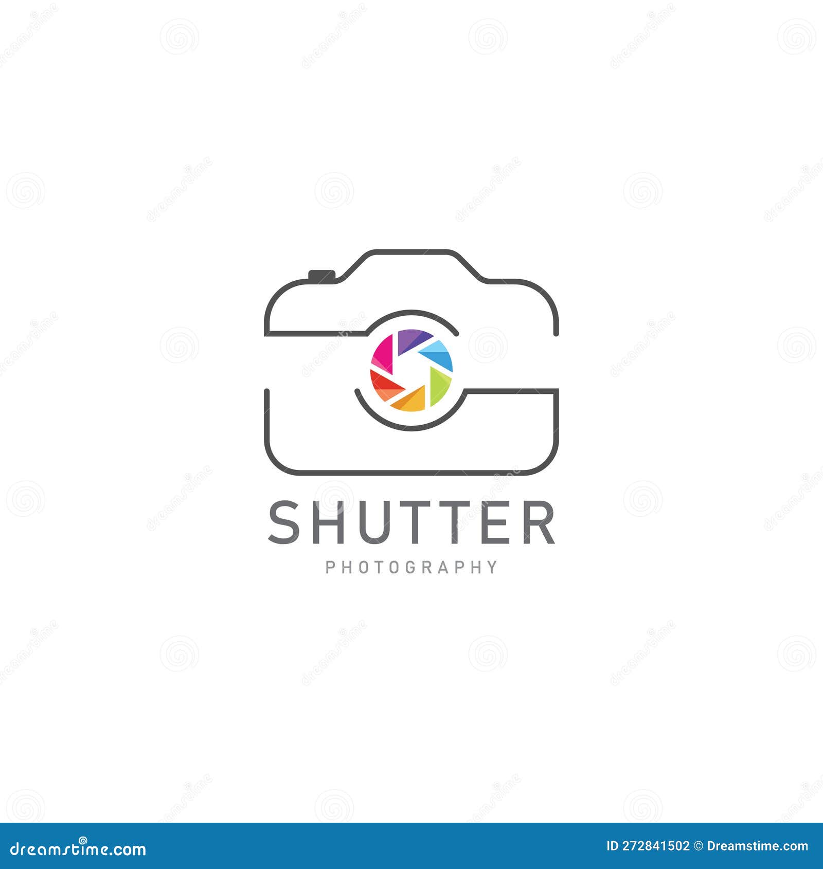 Shutter Photography Logo Design Template Vector Icon. Stock Vector ...