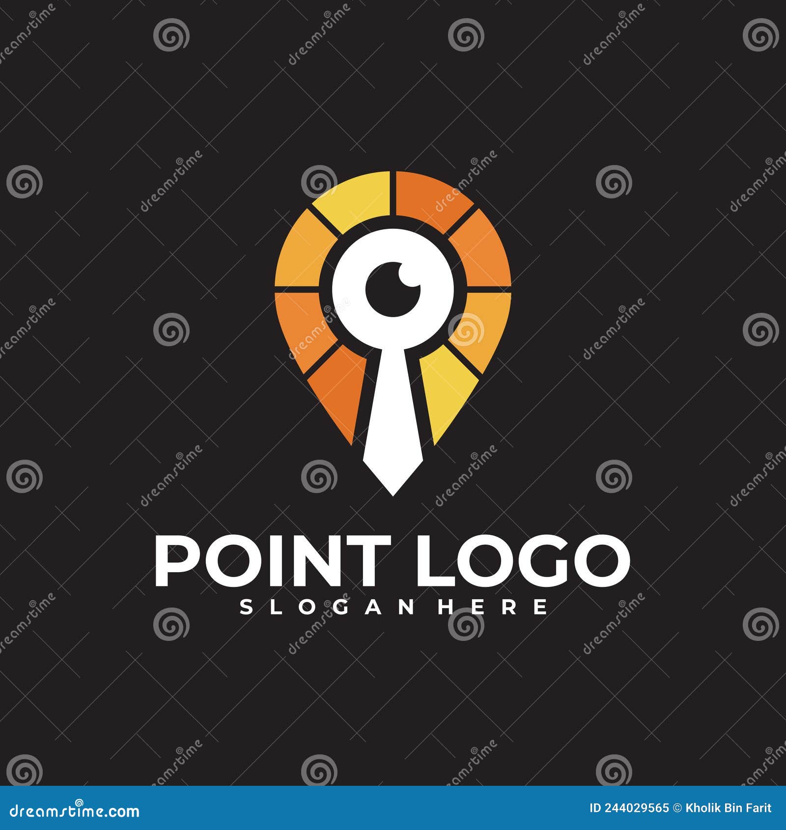 Shutter Point Logo Vector Design Template Stock Vector - Illustration ...