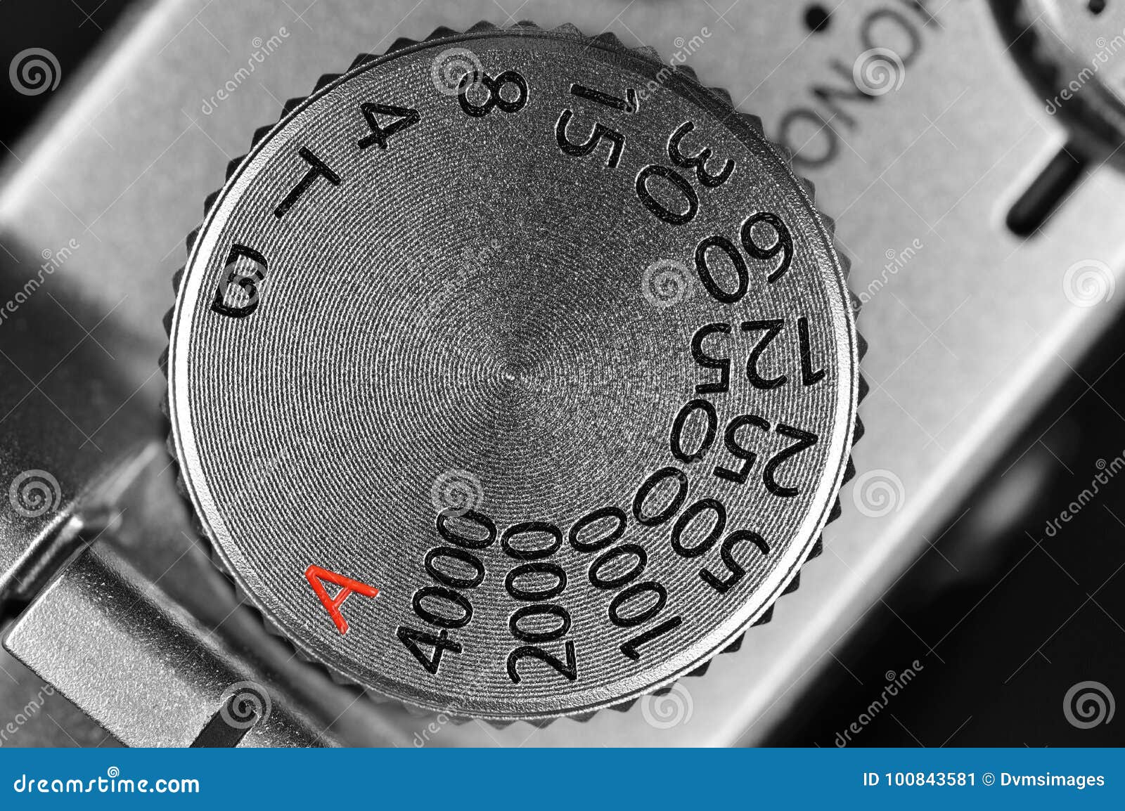 Shutter Speed Dial stock image. Image of highlighted - 100843581