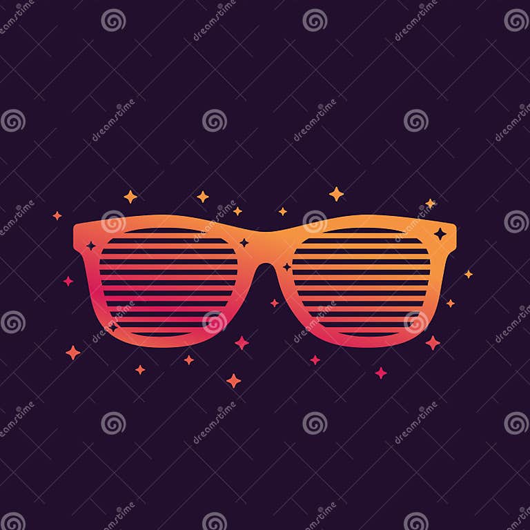 Shutter Sunglasses, Shades Vector Stock Vector - Illustration of funky ...