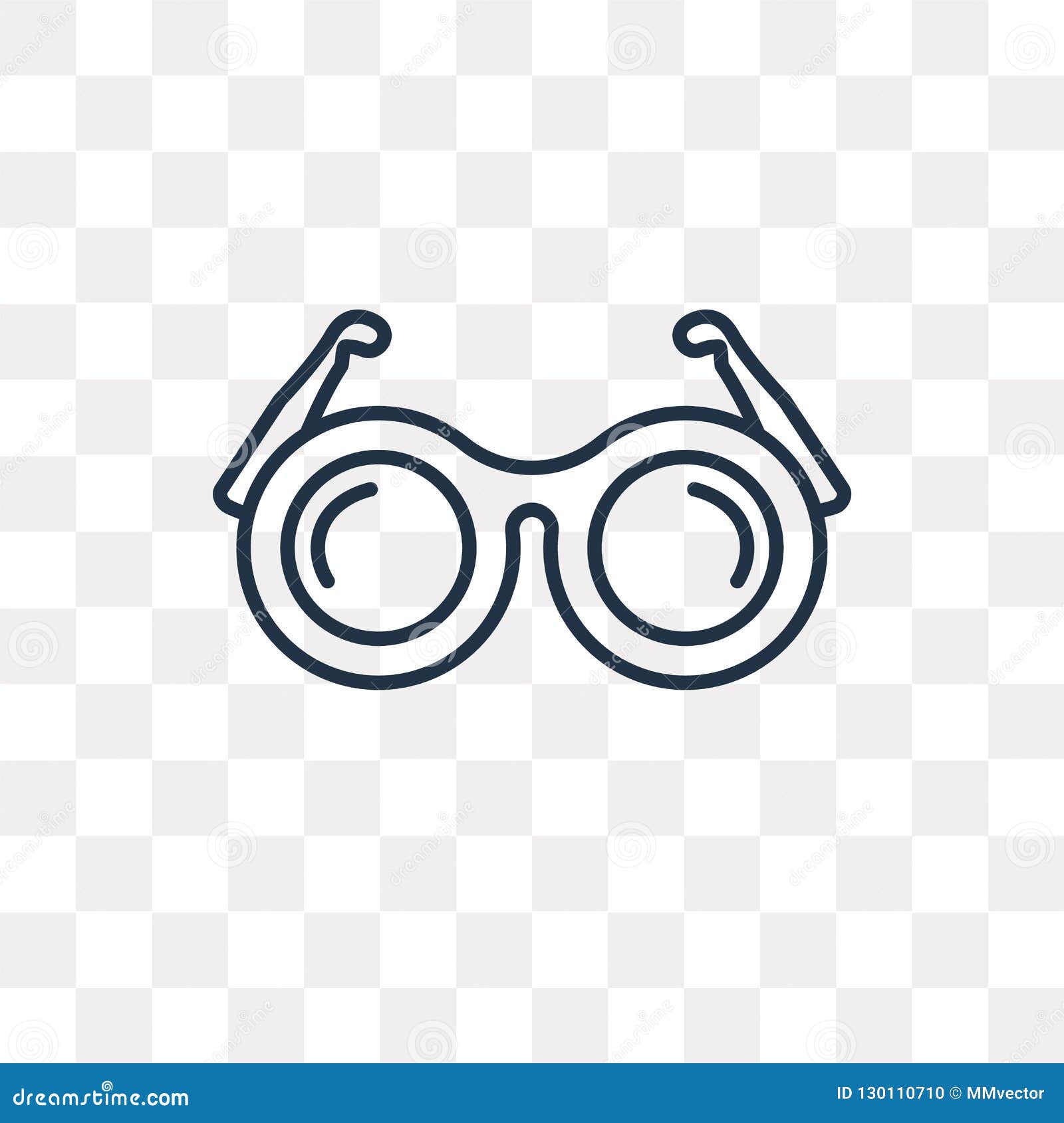 Shutter Sunglasses Vector Icon Isolated on Transparent Background ...