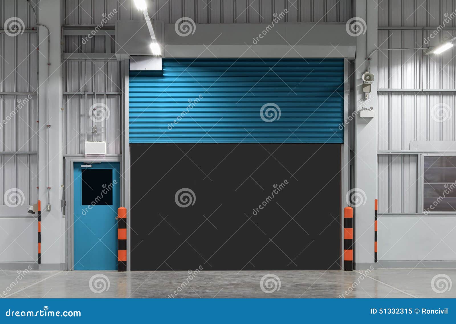 Shutterdoor stock image. Image of color, mechanical, door - 51332315