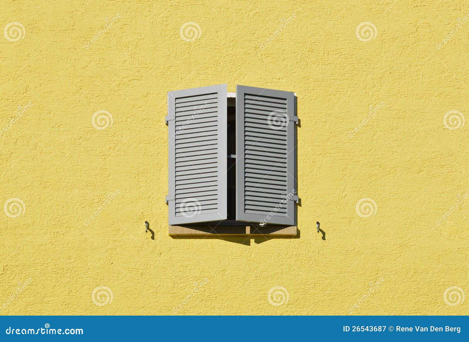 Shuttered Window stock image. Image of gray, haslach - 26543687