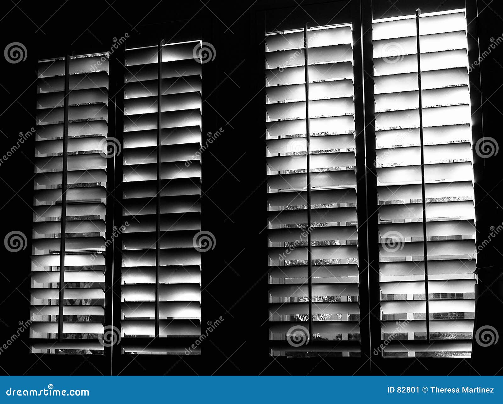 Shuttered Window stock image. Image of shades, open, shadows - 82801