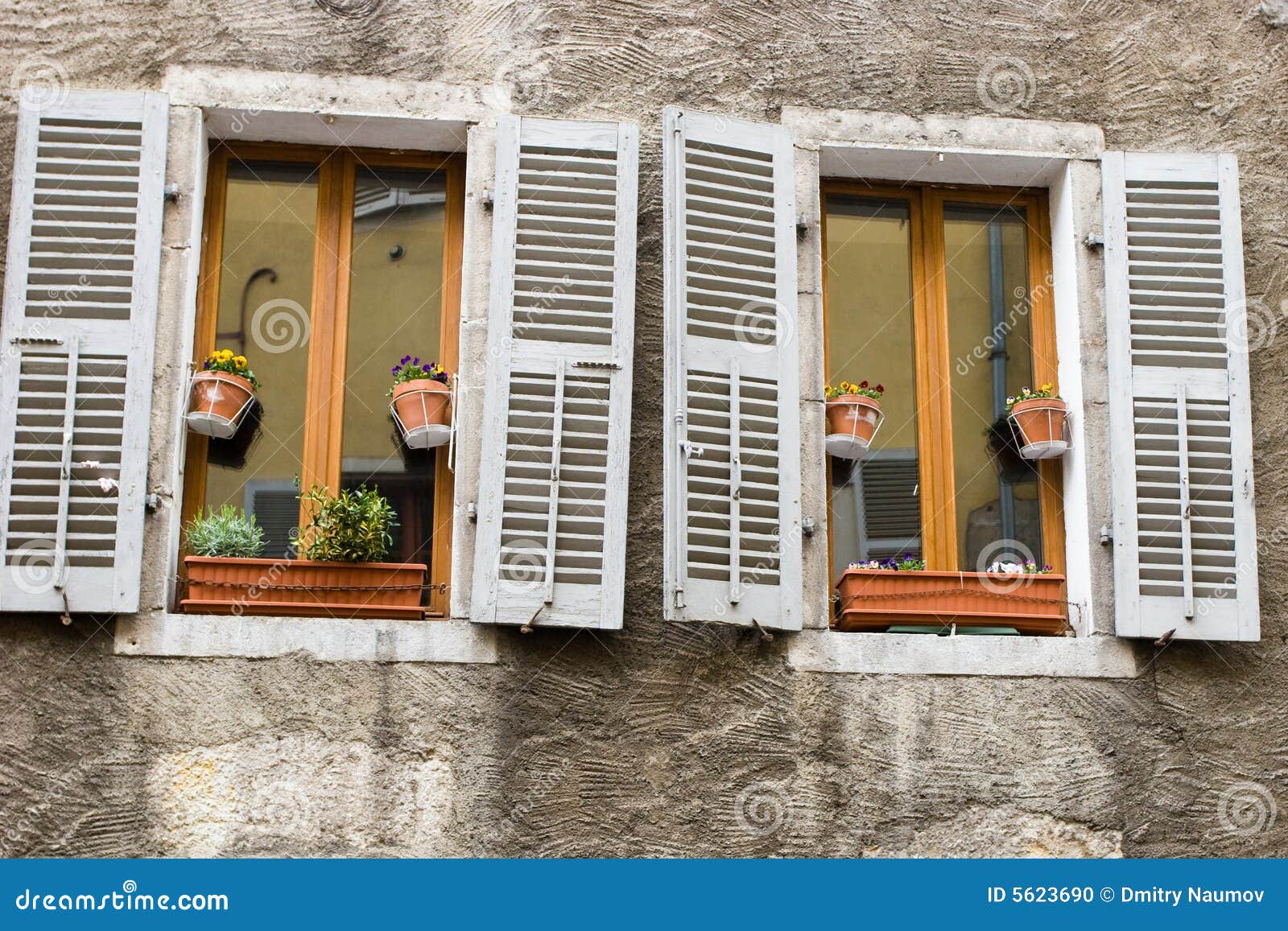 Shuttered Windows Picture. Image: 5623690