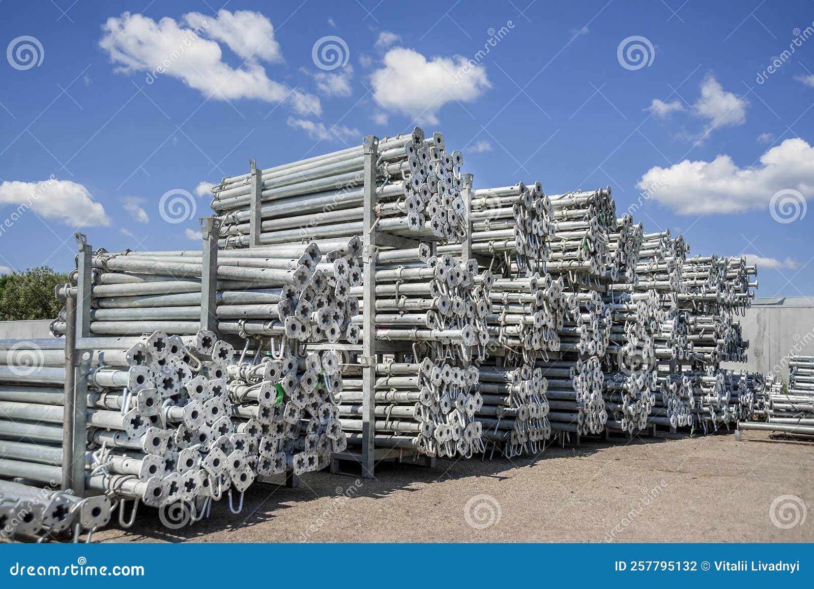 Shuttering Props for Horizontal Slabs Stock Photo - Image of industry ...