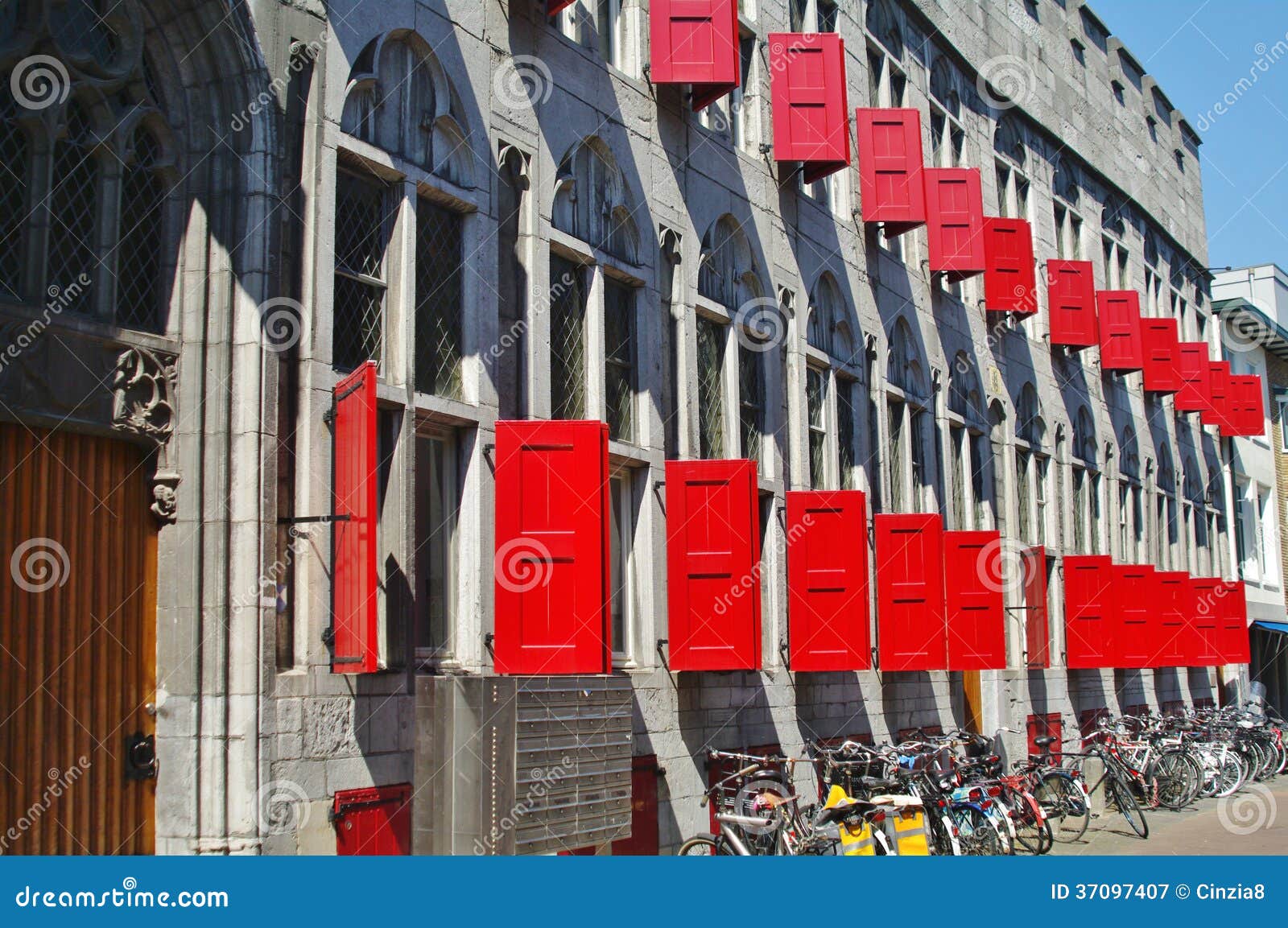 Shutters stock image. Image of dutch, building, windows - 37097407