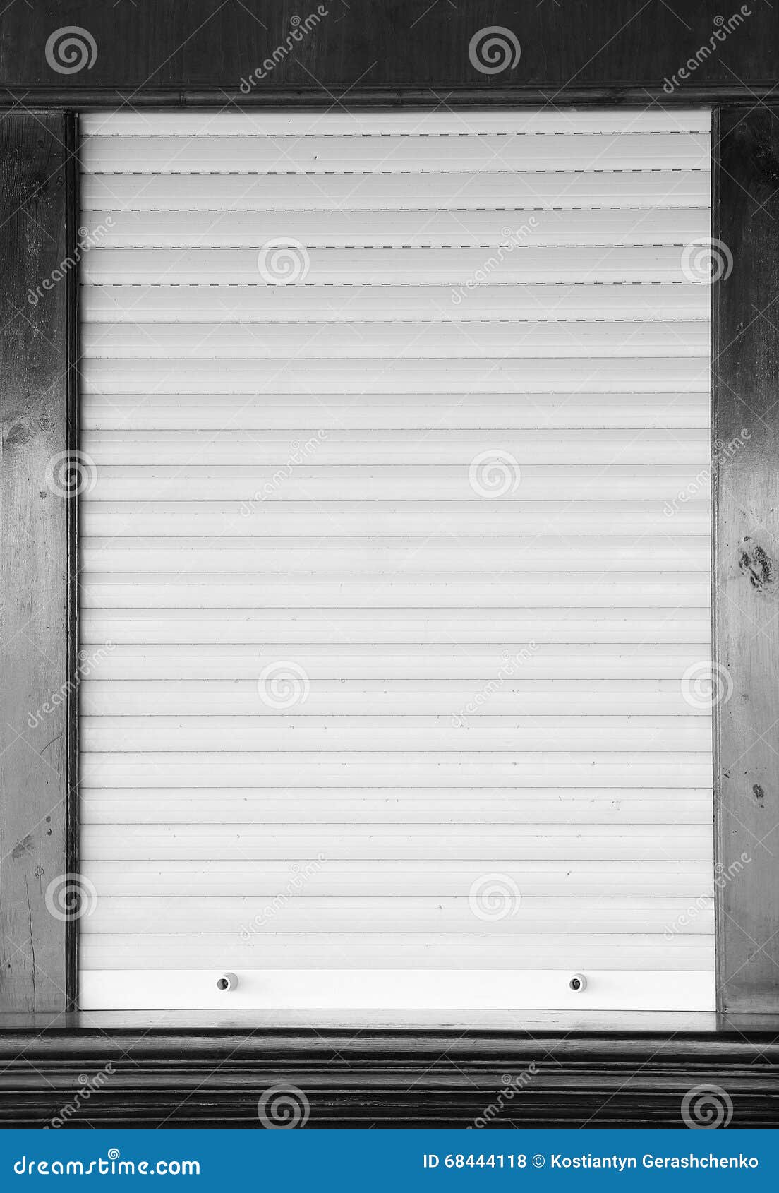 Shutters on the Shop Window Stock Photo - Image of detail, background ...