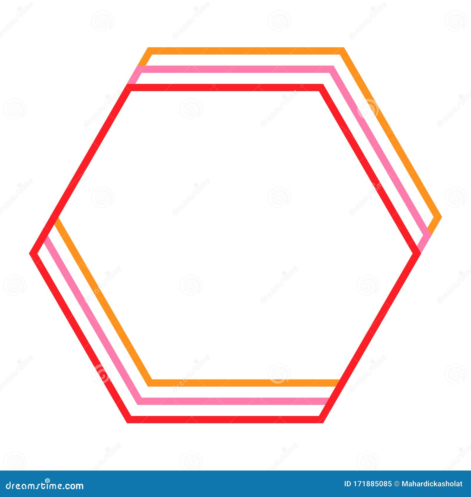 Border Design. Frame Vector Graphic. Blank Template. Flat Design ...