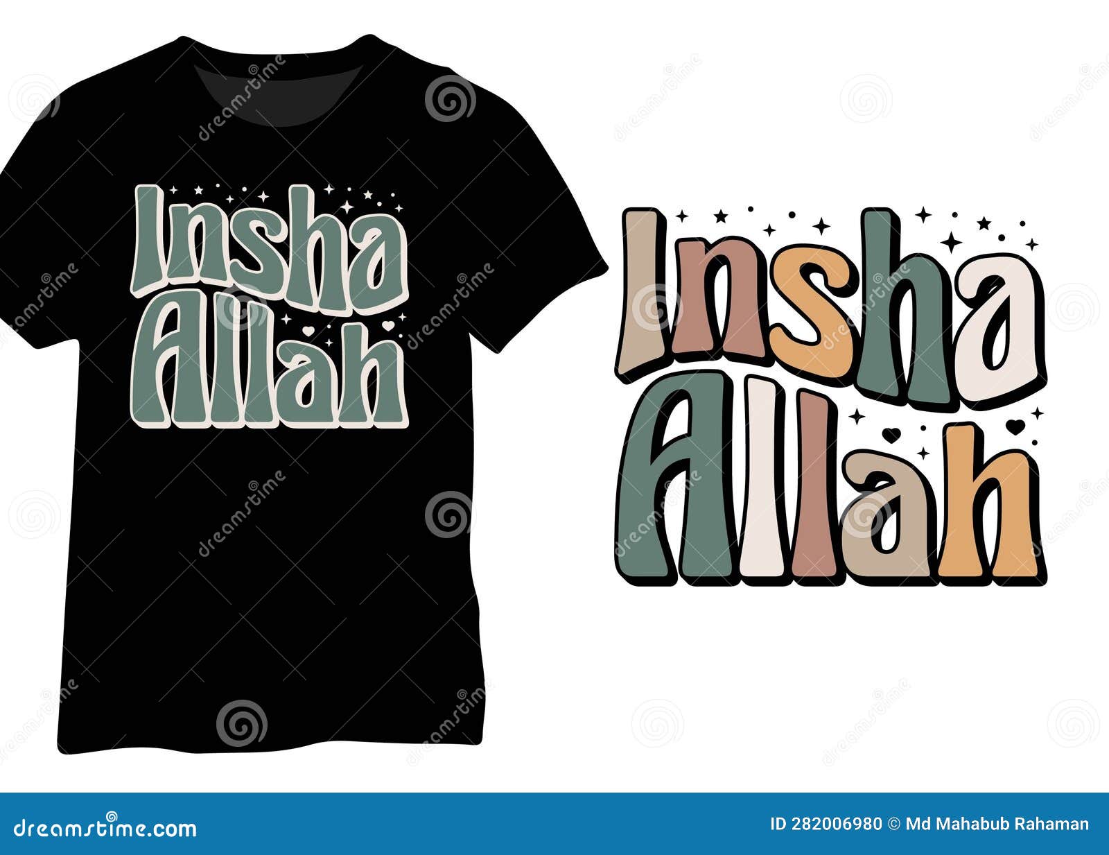 Insha Allah Typography, Muslim Motivational Quotes, Islamic ...