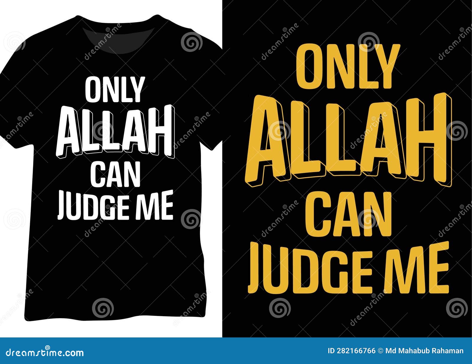 Only Allah Can Judge Me, Muslim Quote Typography Stock Vector ...