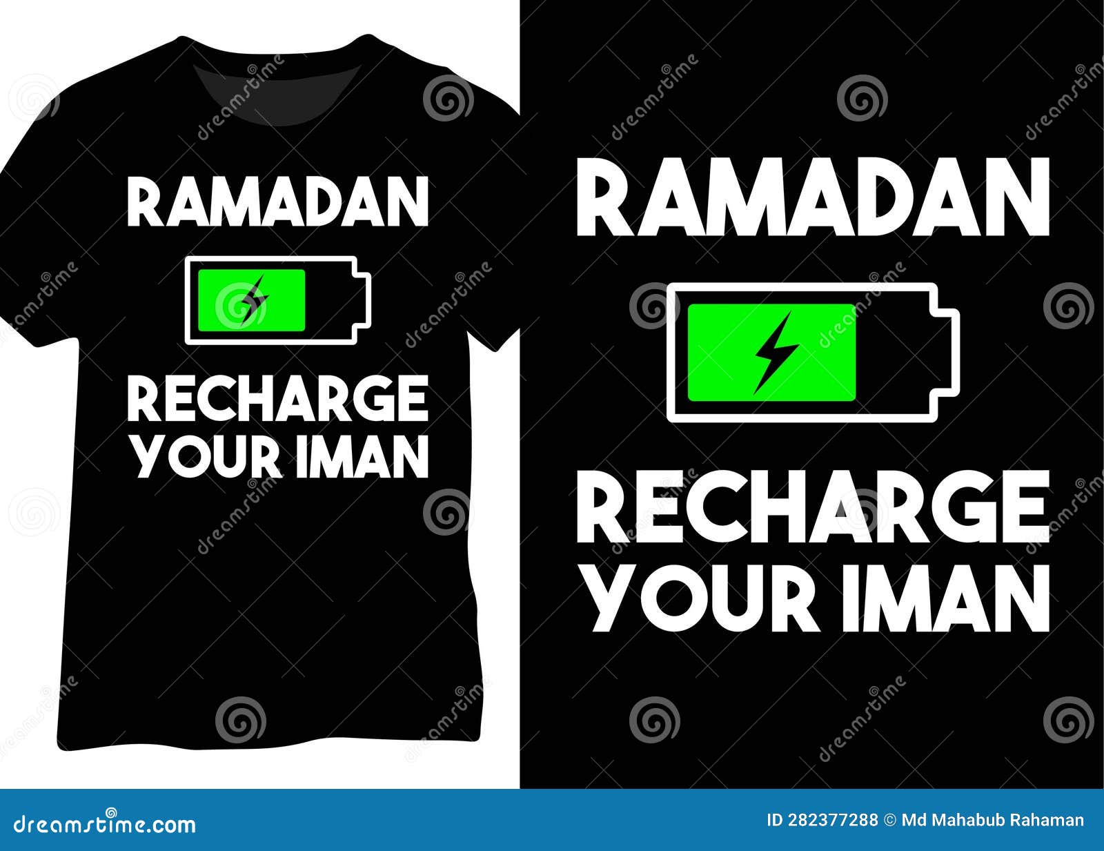 Shutterstock Male MockupRamadan Recharge Your Iman, Muslim Motivational ...