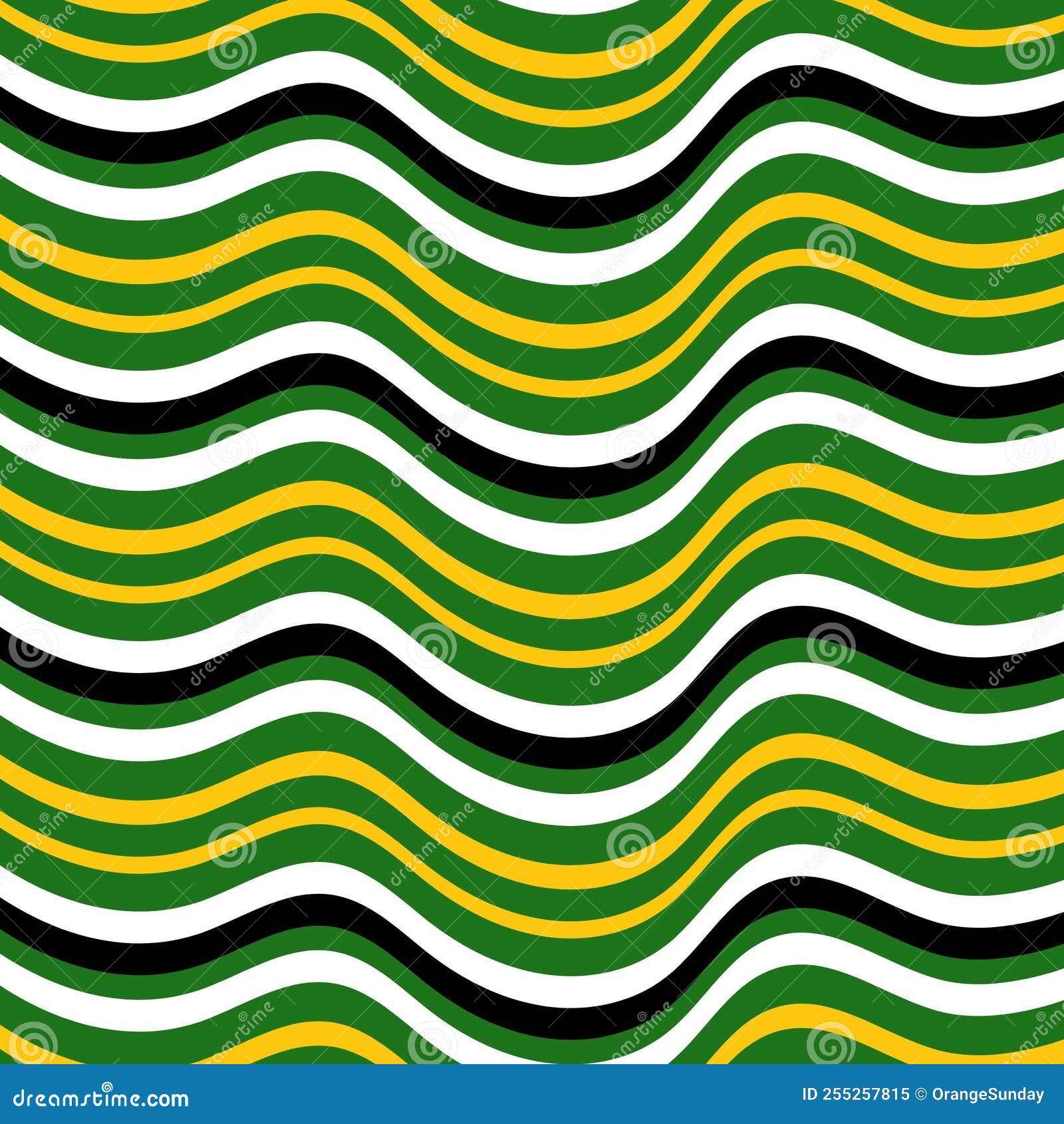 Horizontal Retro Groovy Stripes Y2K Pattern Stock Illustration ...