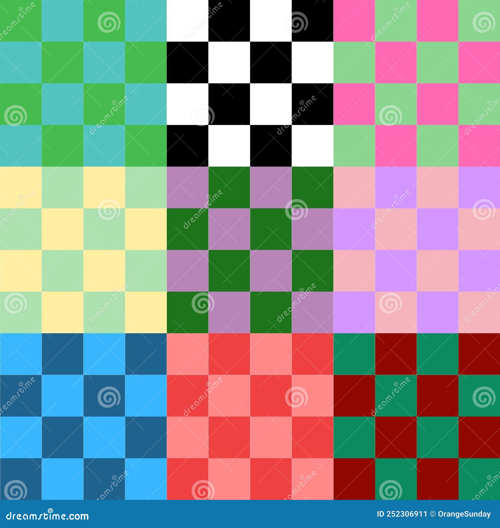 Colorful Y2K Indie Aesthetic Flower Pattern Royalty-Free Stock Image ...