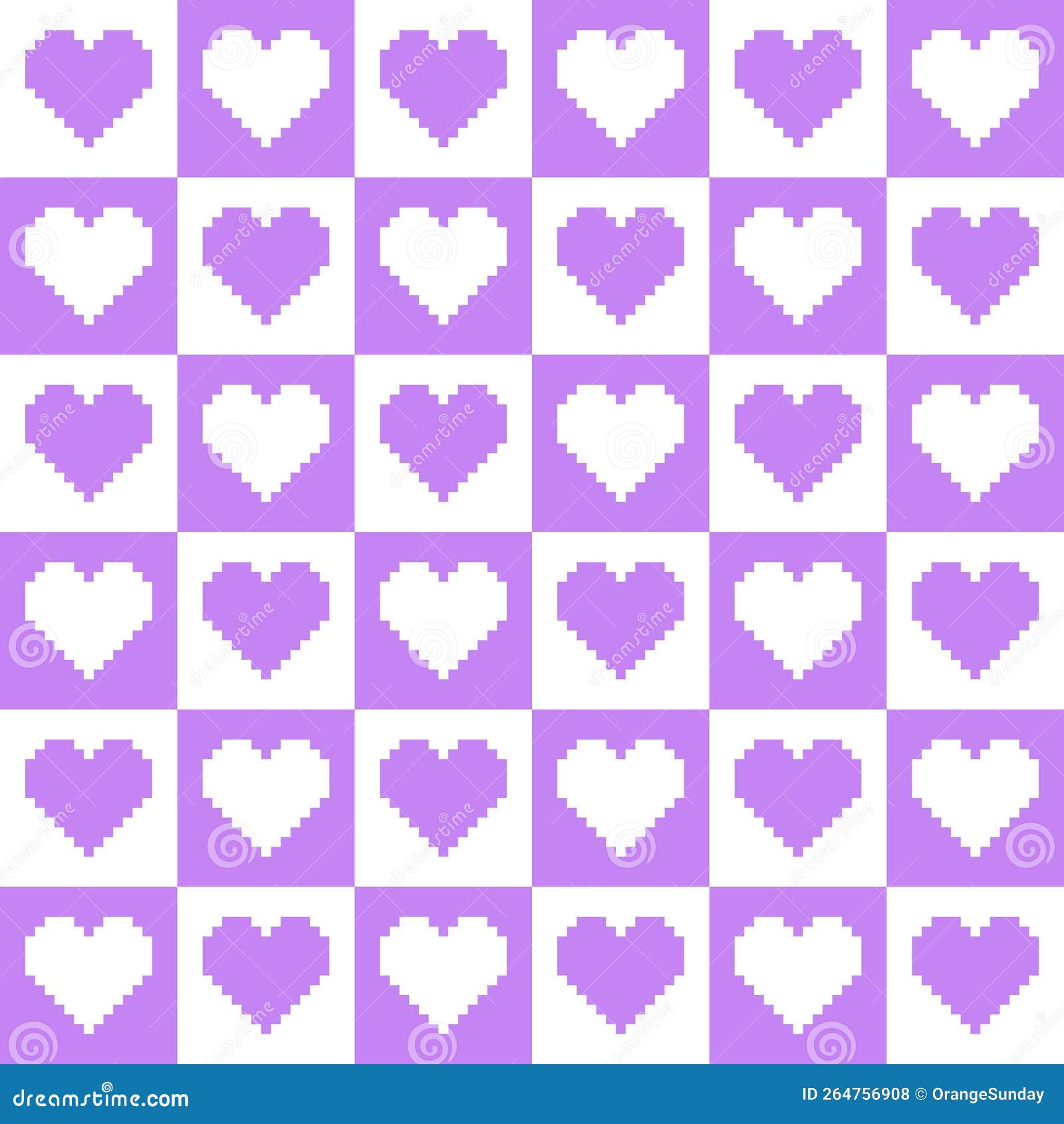 Preppy Purple Blue Hippie Flower Pattern Stock Illustration ...