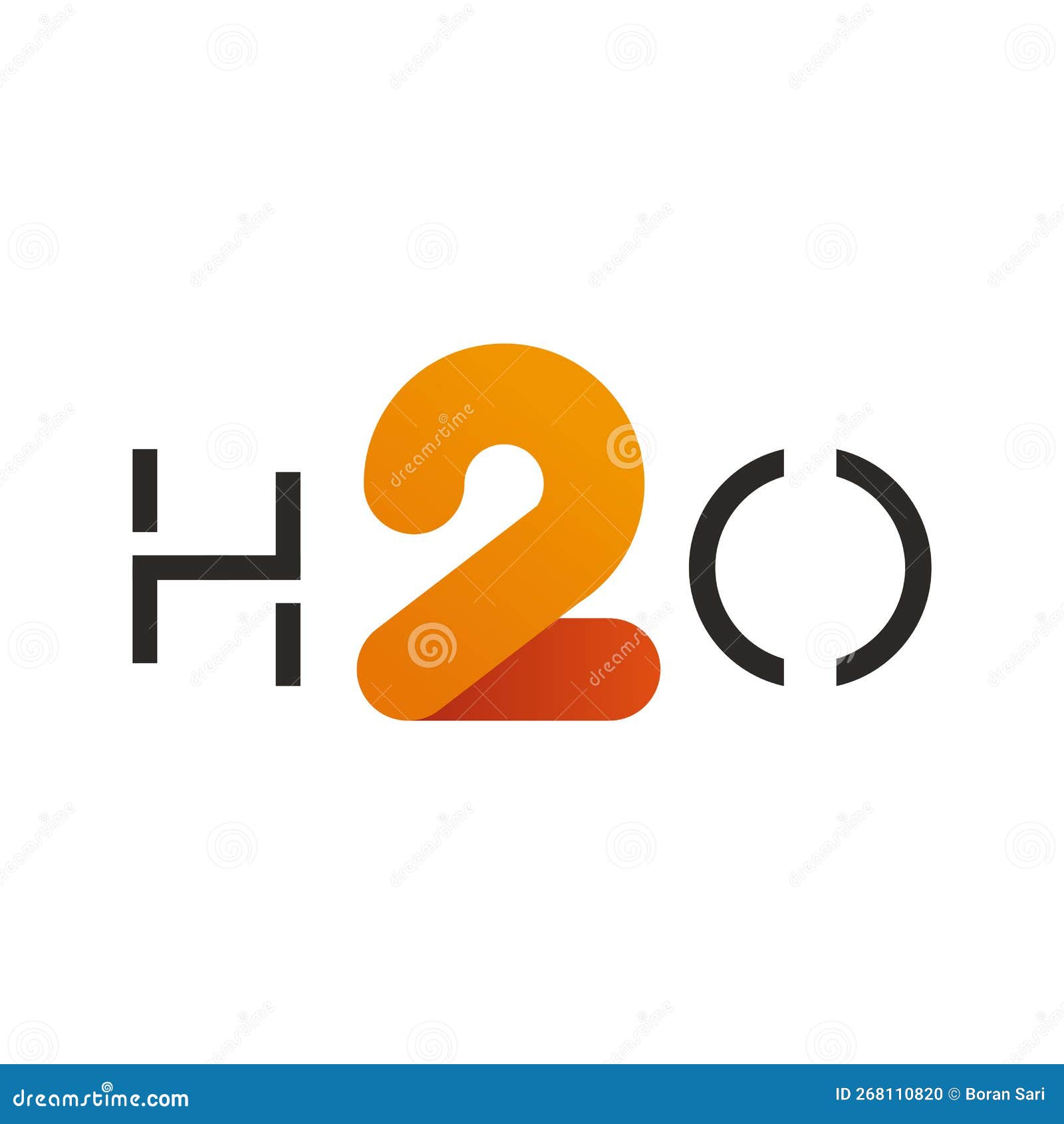 H2o Logo Brand, Symbol, Design, Graphic, Minimalist.logo Stock Vector ...