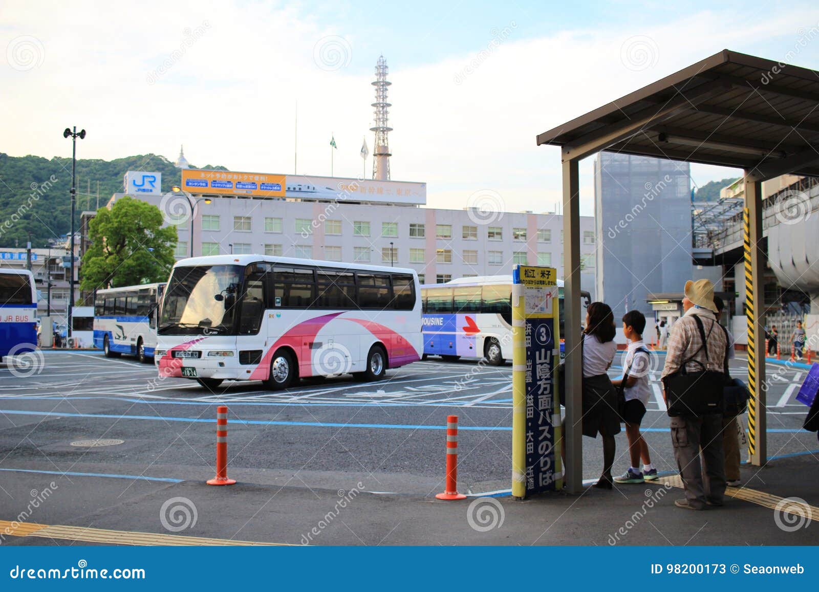 The Shuttle Bus at Hiroshima Editorial Stock Photo - Image of transport ...