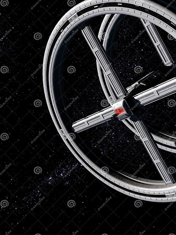 Space Station Shuttle Landing Bay Stock Photo - Image of frontier, ship ...