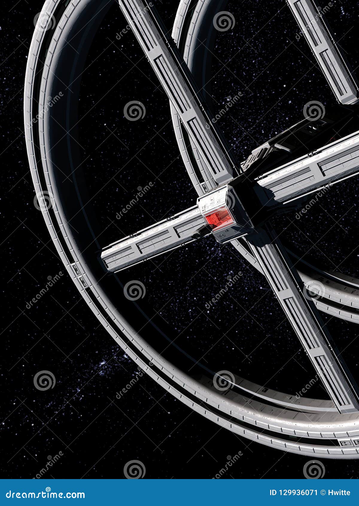 Space Station Shuttle Landing Bay Stock Image - Image of odyssey ...