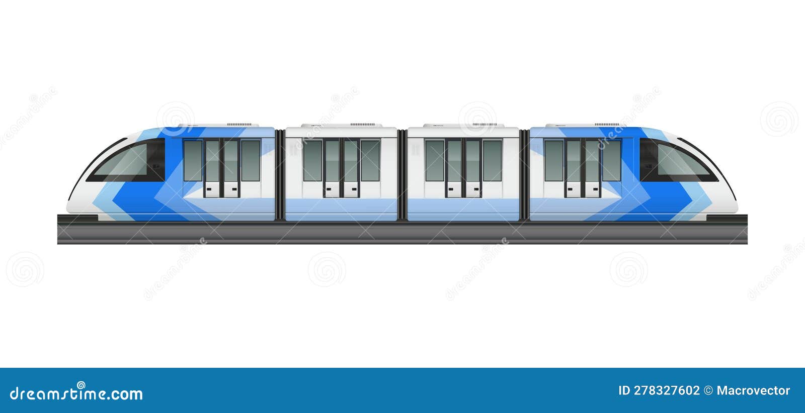 Shuttle Train Carriage Composition Stock Vector - Illustration of track ...