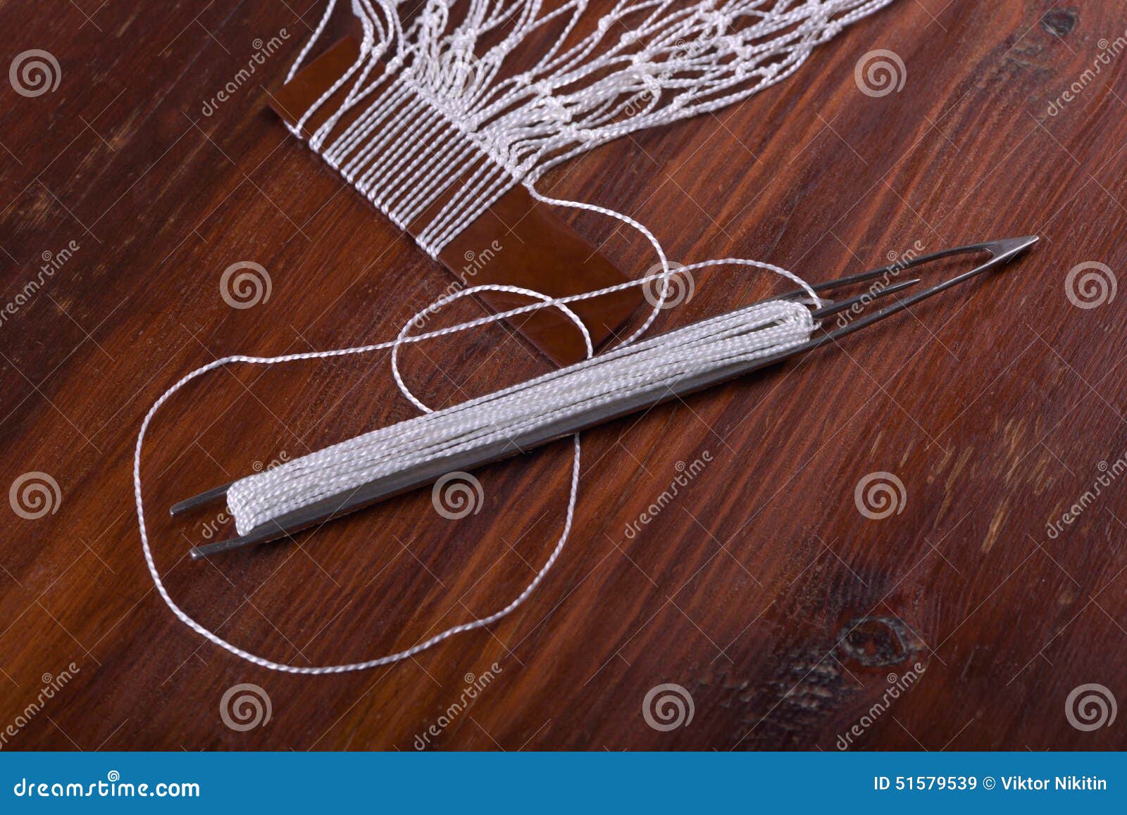 Shuttle for Tying Fishing Nets Stock Image - Image of string, shuttle ...