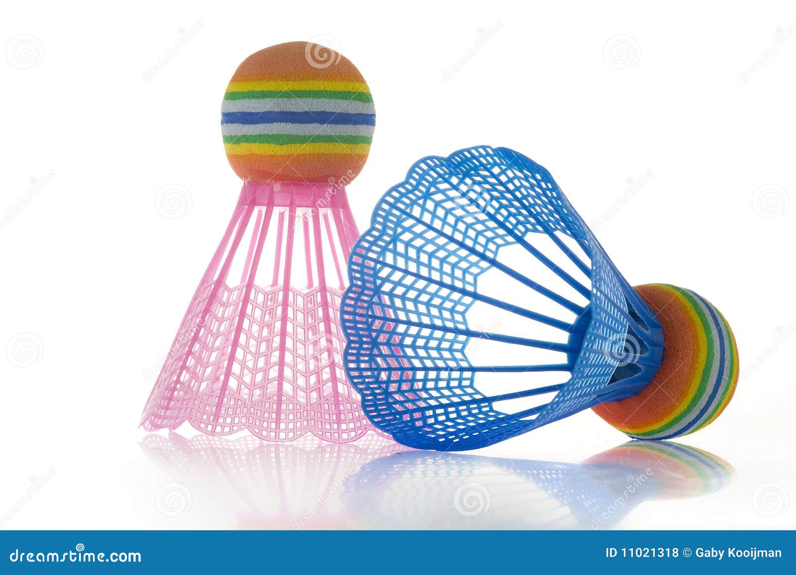 Pink Shuttlecock For Tennis On A Pastel Dusty Pink Background. Stock ...