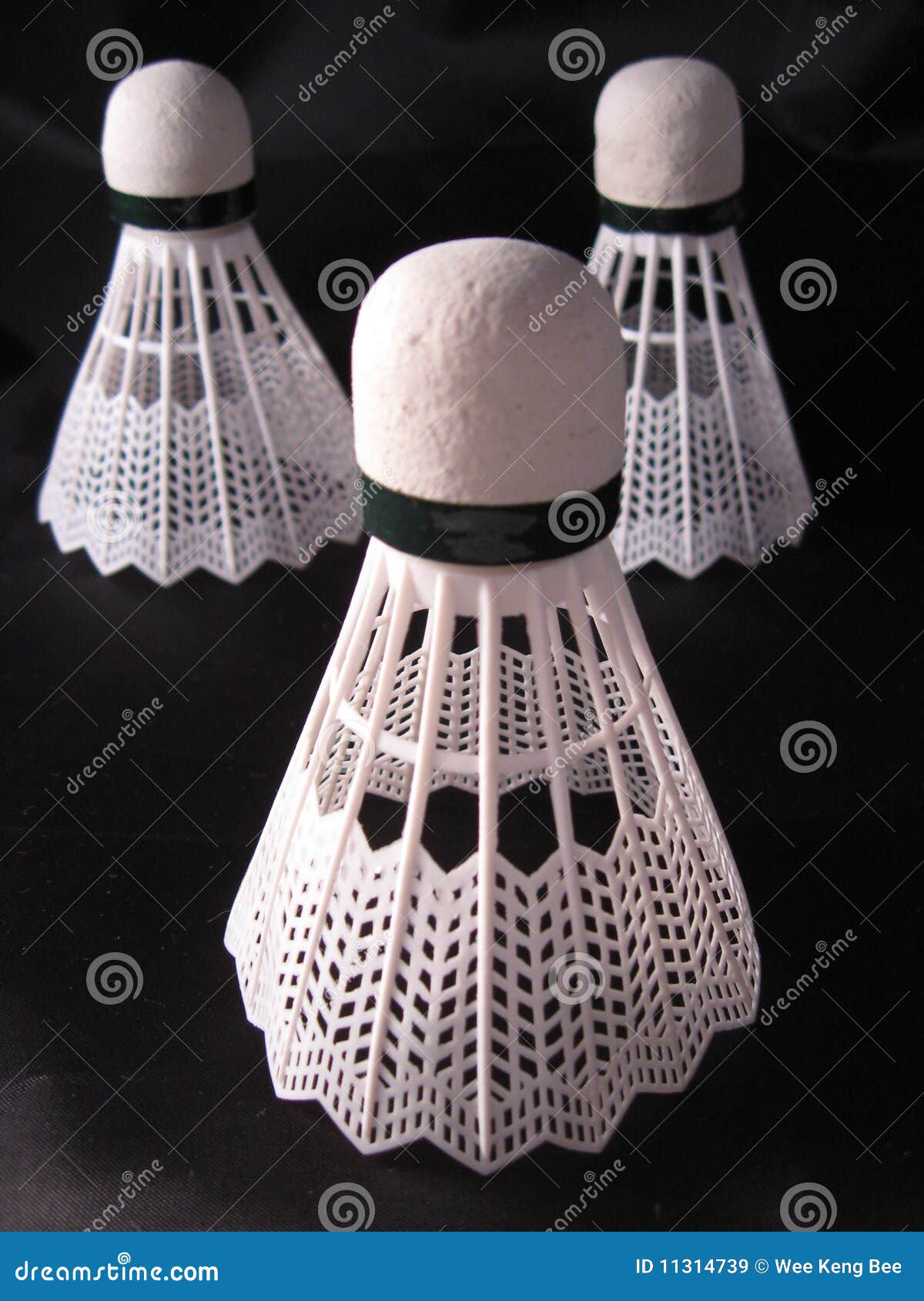 Shuttlecock stock image. Image of ball, indoor, four - 11314739