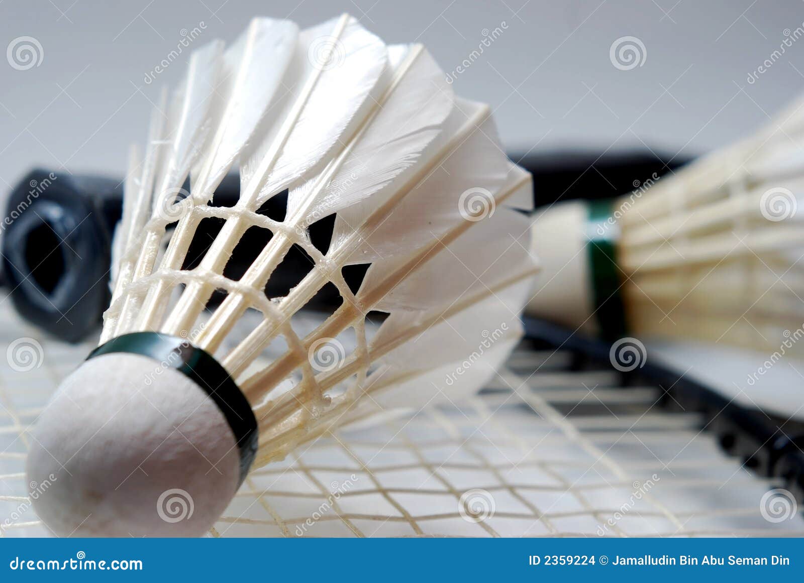 Shuttlecock stock photo. Image of white, shuttlecock, racket - 2359224